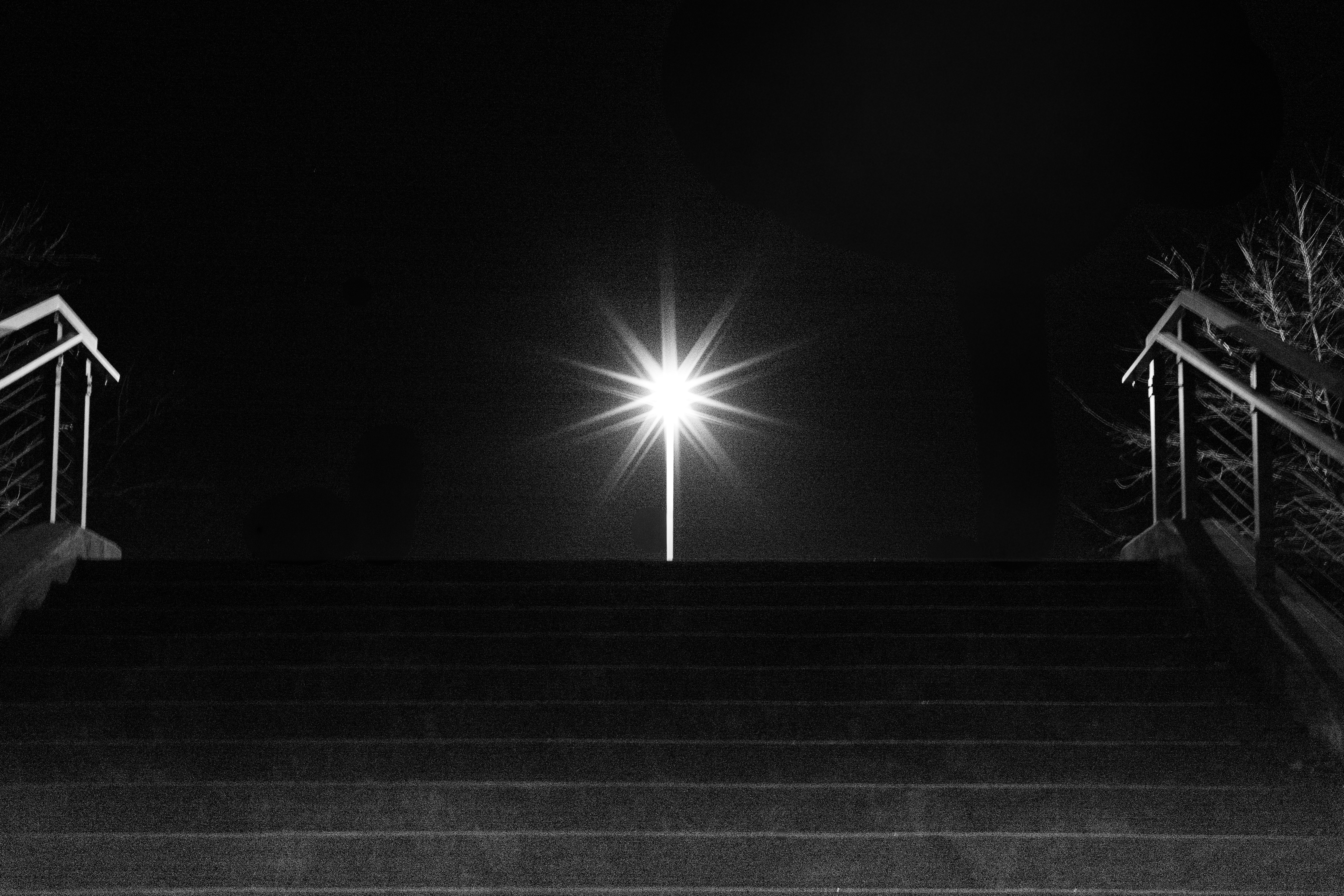 Stairway to a Glowing Lantern