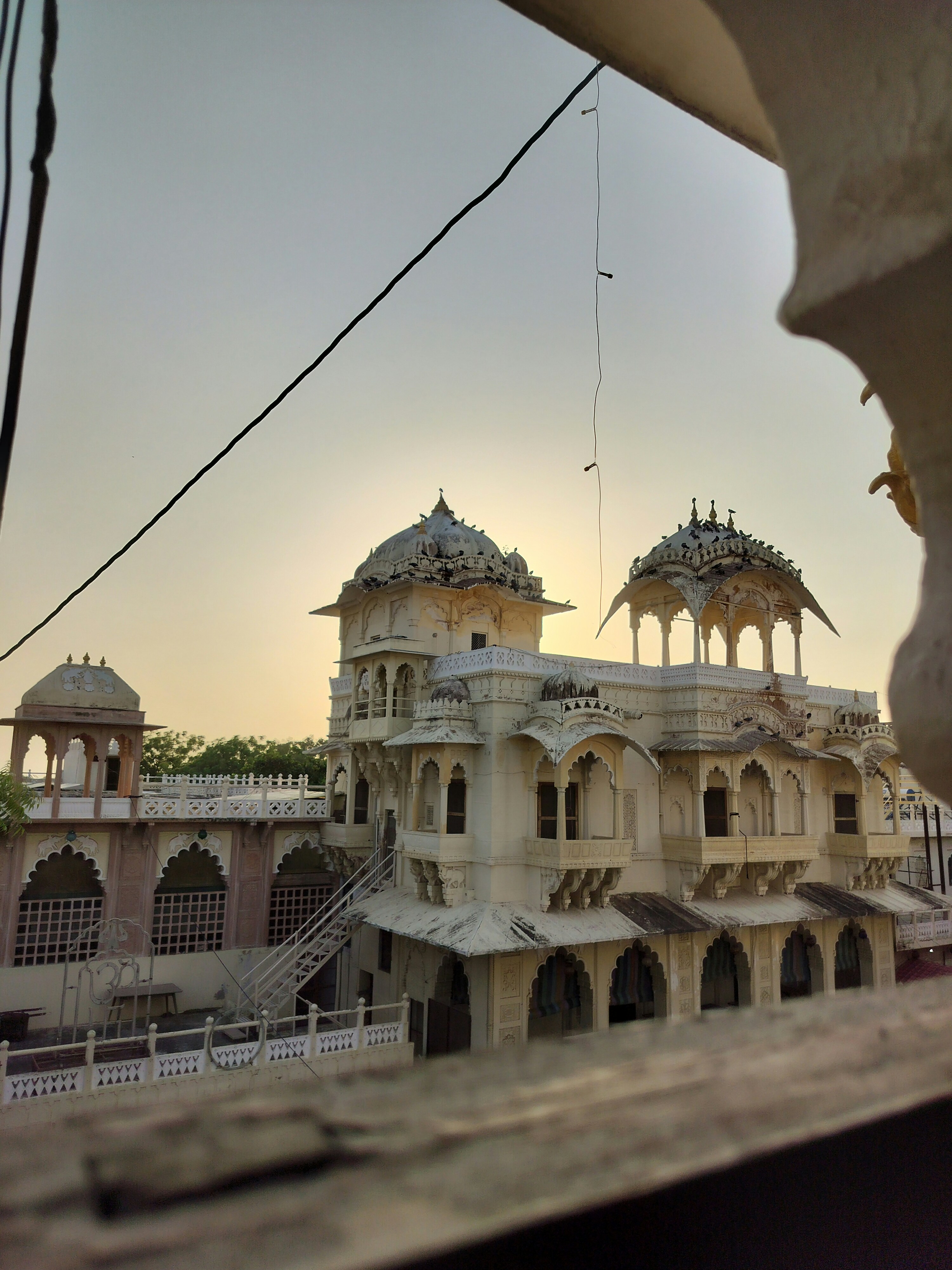 Sunlit Domes of the Heritage Courtyard
