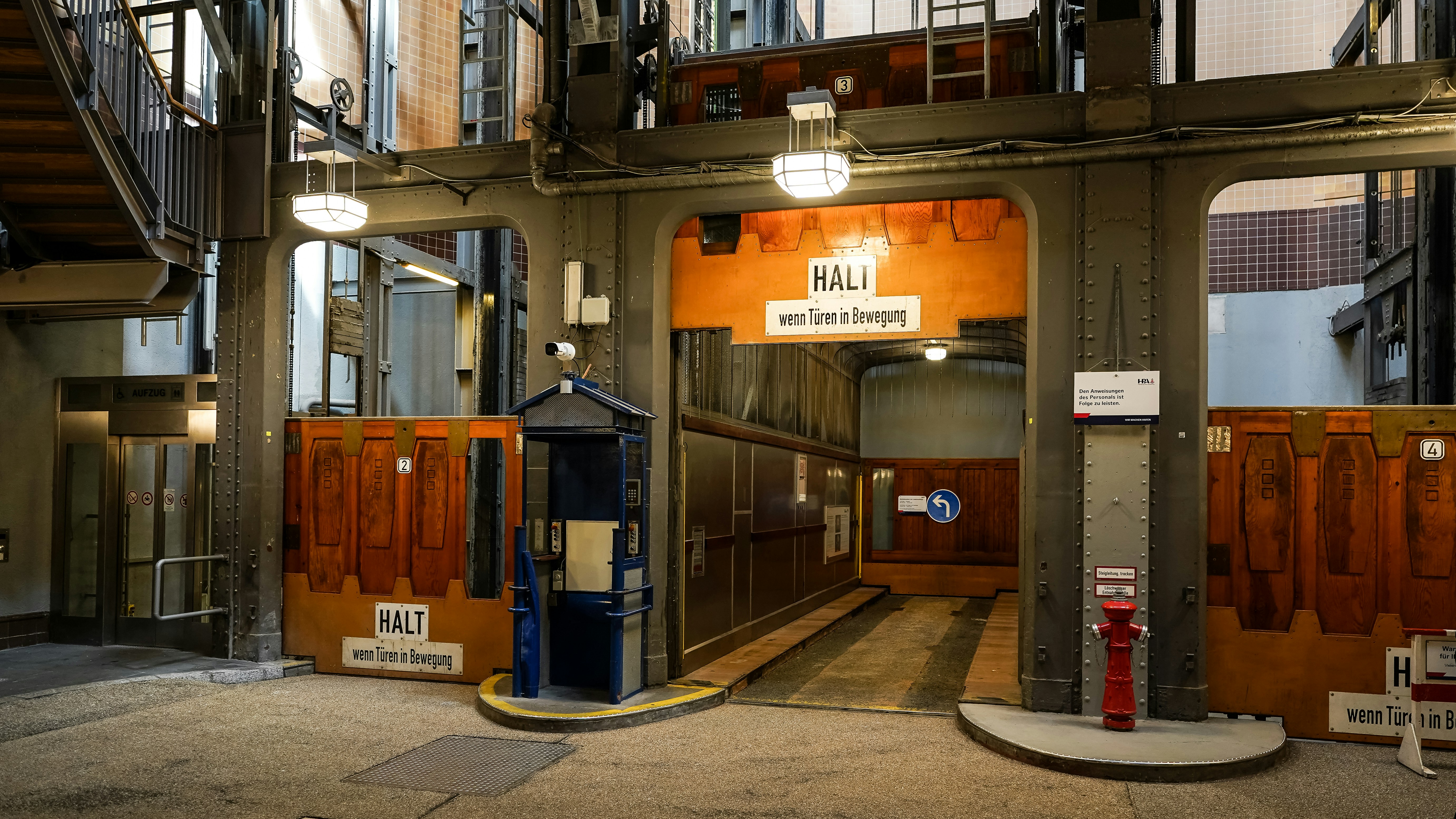 Industrial Courtyard Entrance to HALT Facility