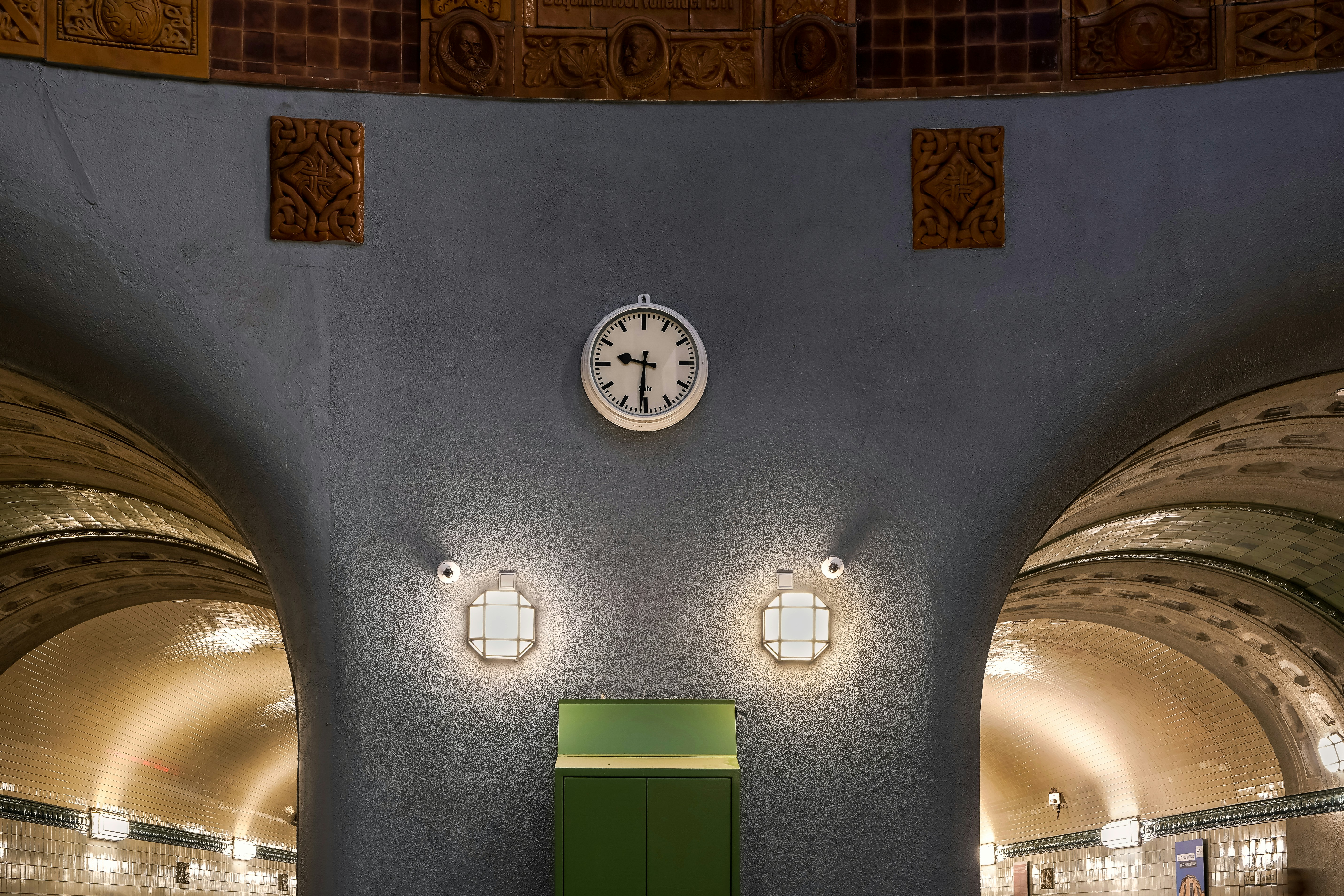 At the Clock Between Tunnels