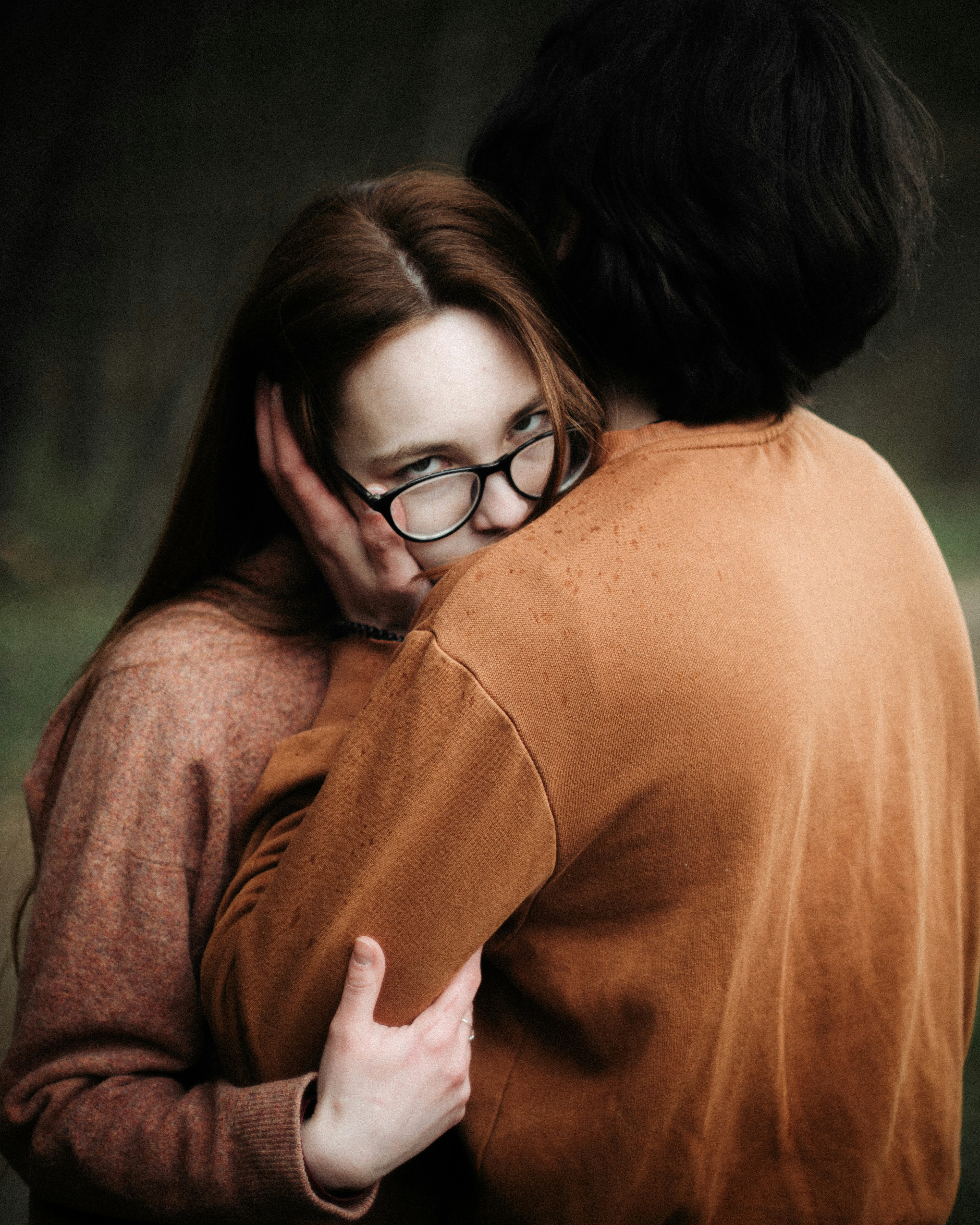 Close embrace: a quiet moment of trust