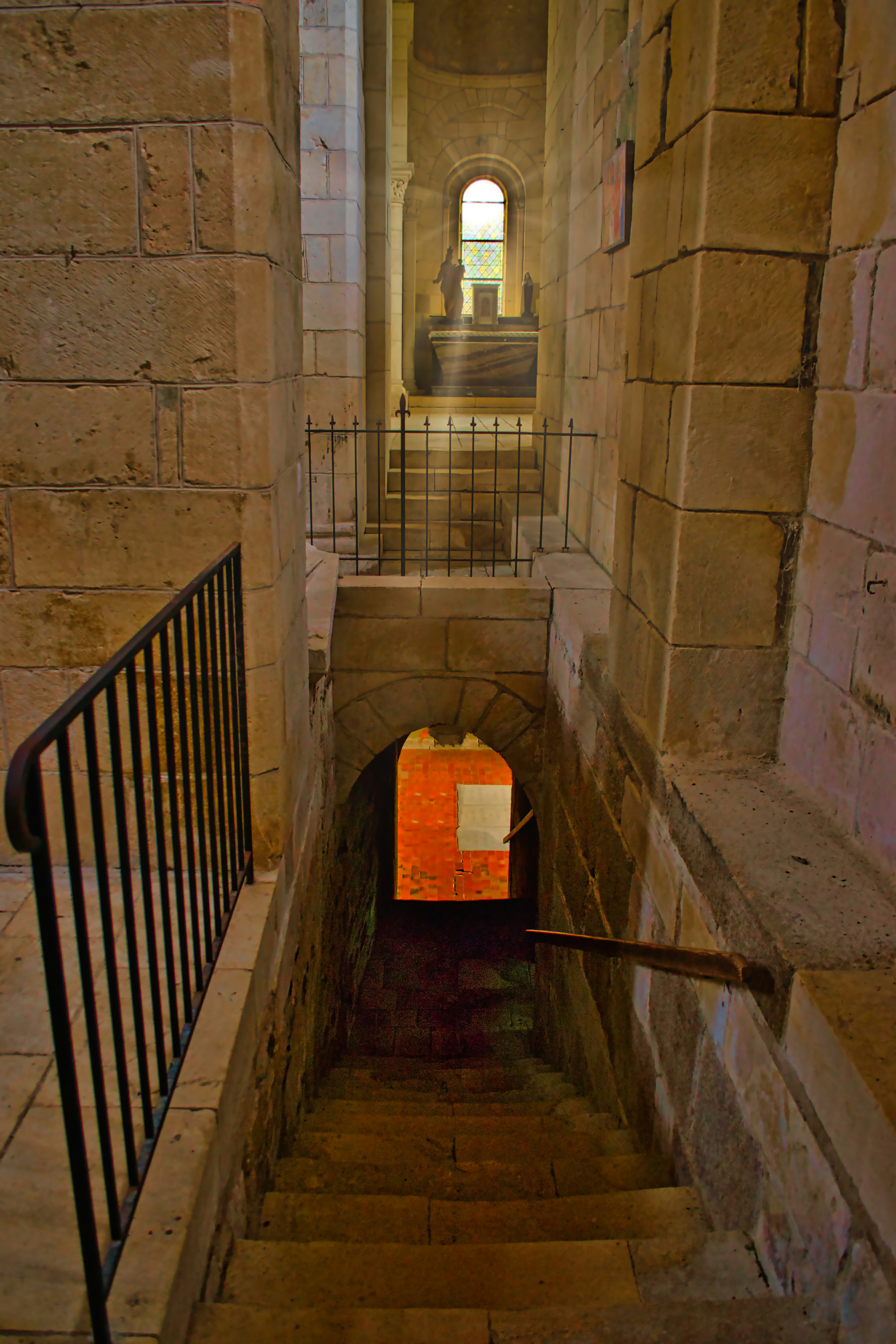 Staircase into the Light: A Medieval Corridor to the Chapel