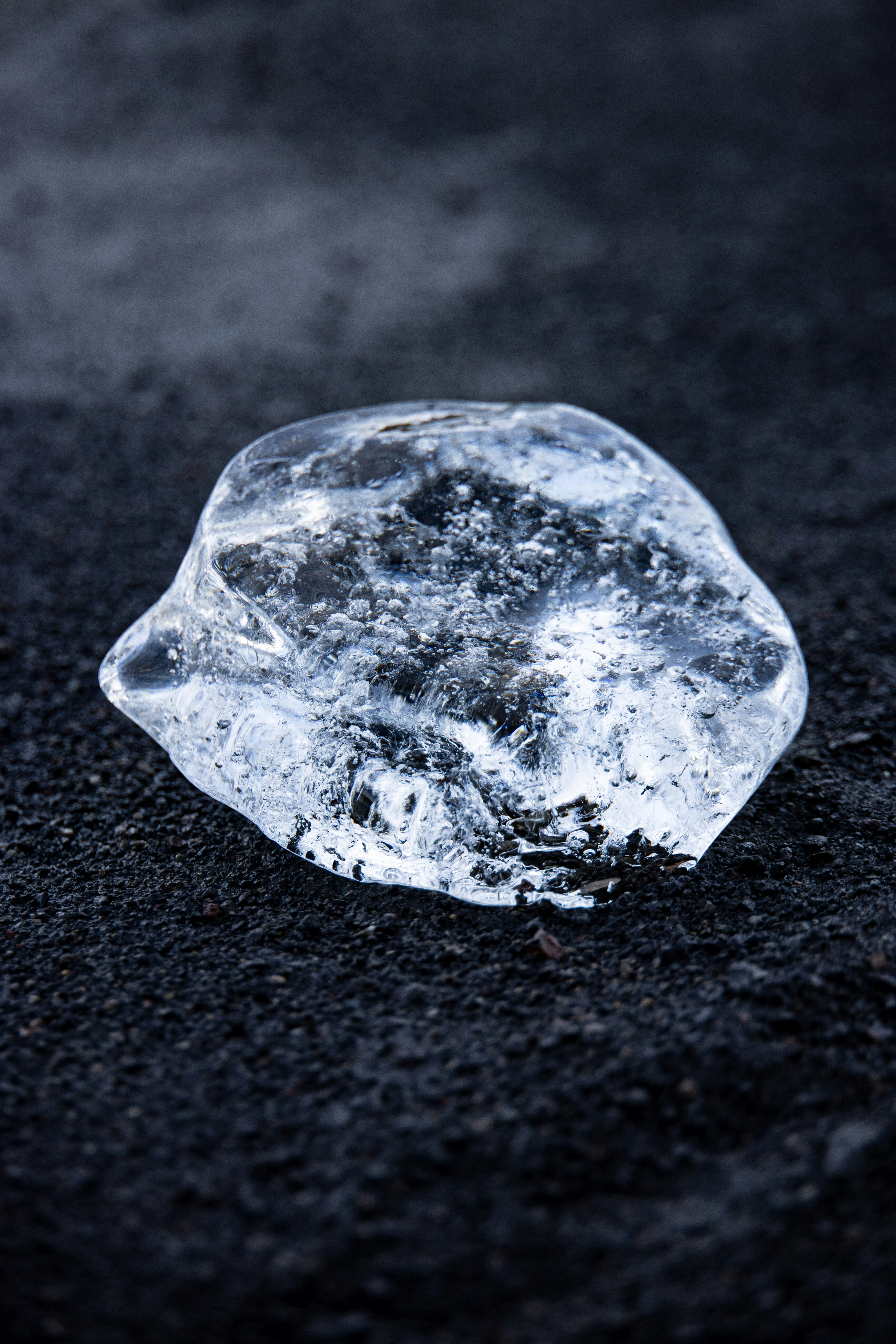 Ice Gem on Dark Sands