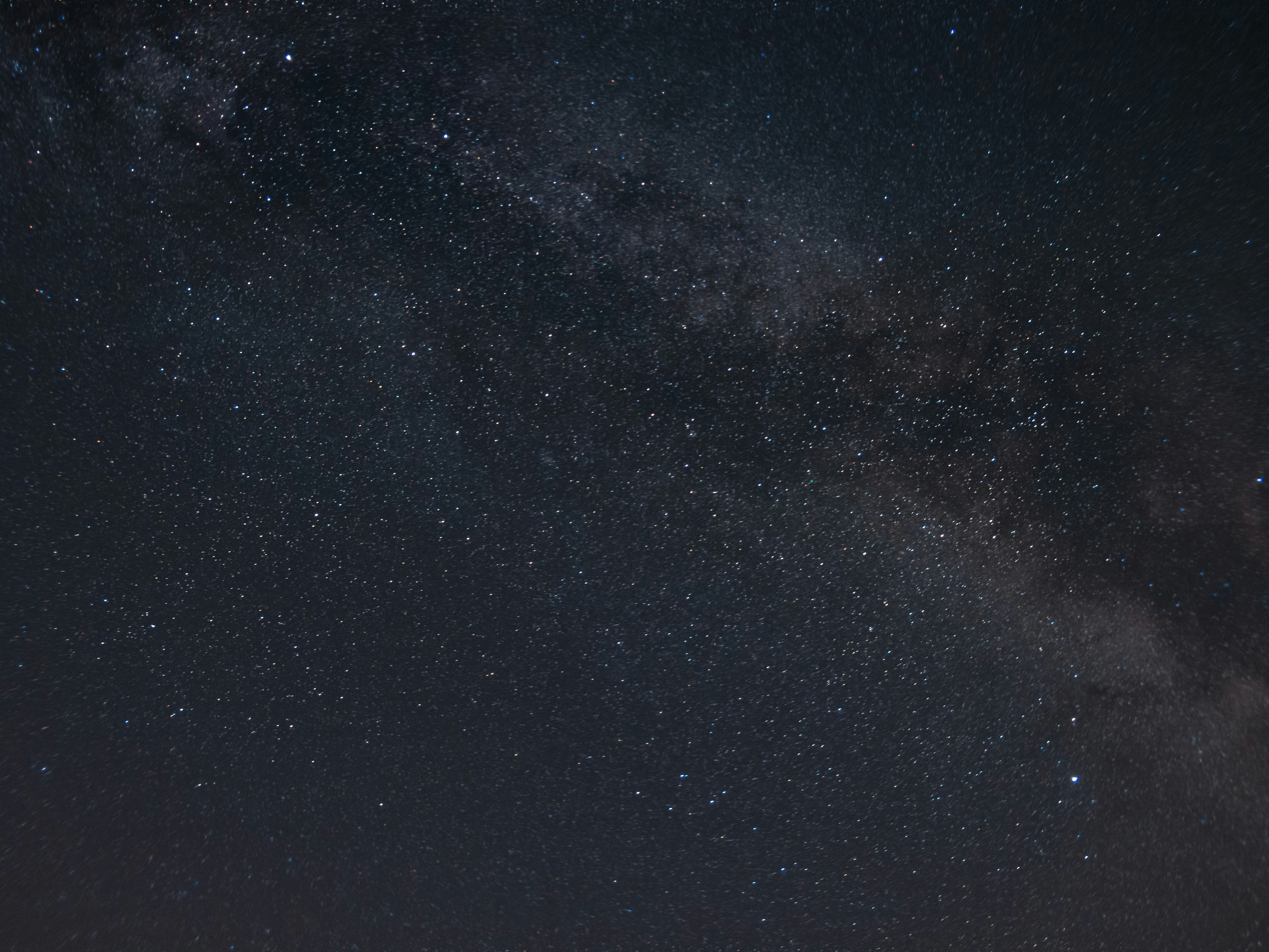 Distant Veil: The Milky Way Spans a Quiet Night Sky