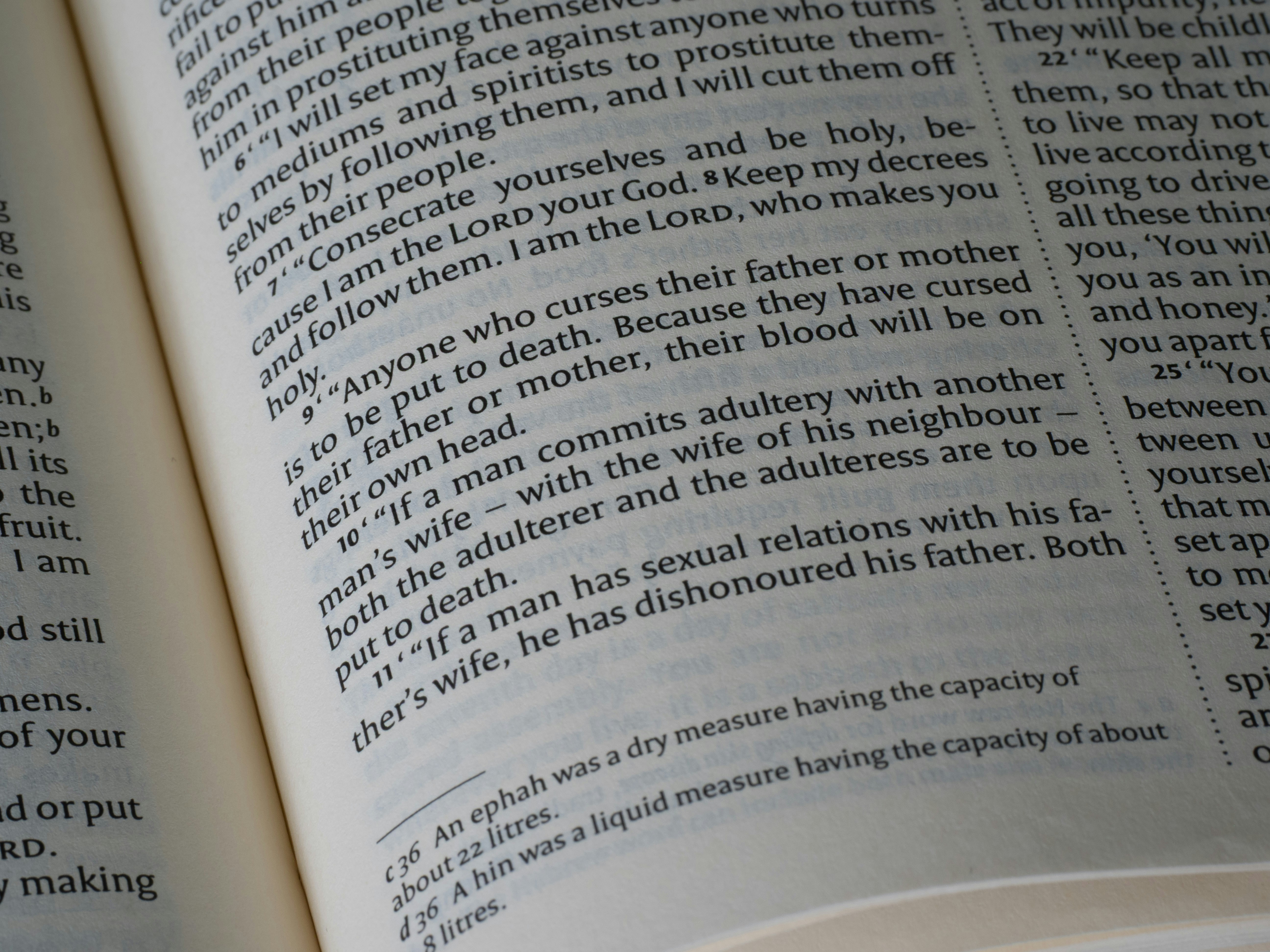 Printed Verses: A Close-Up of Text in a Book Spread