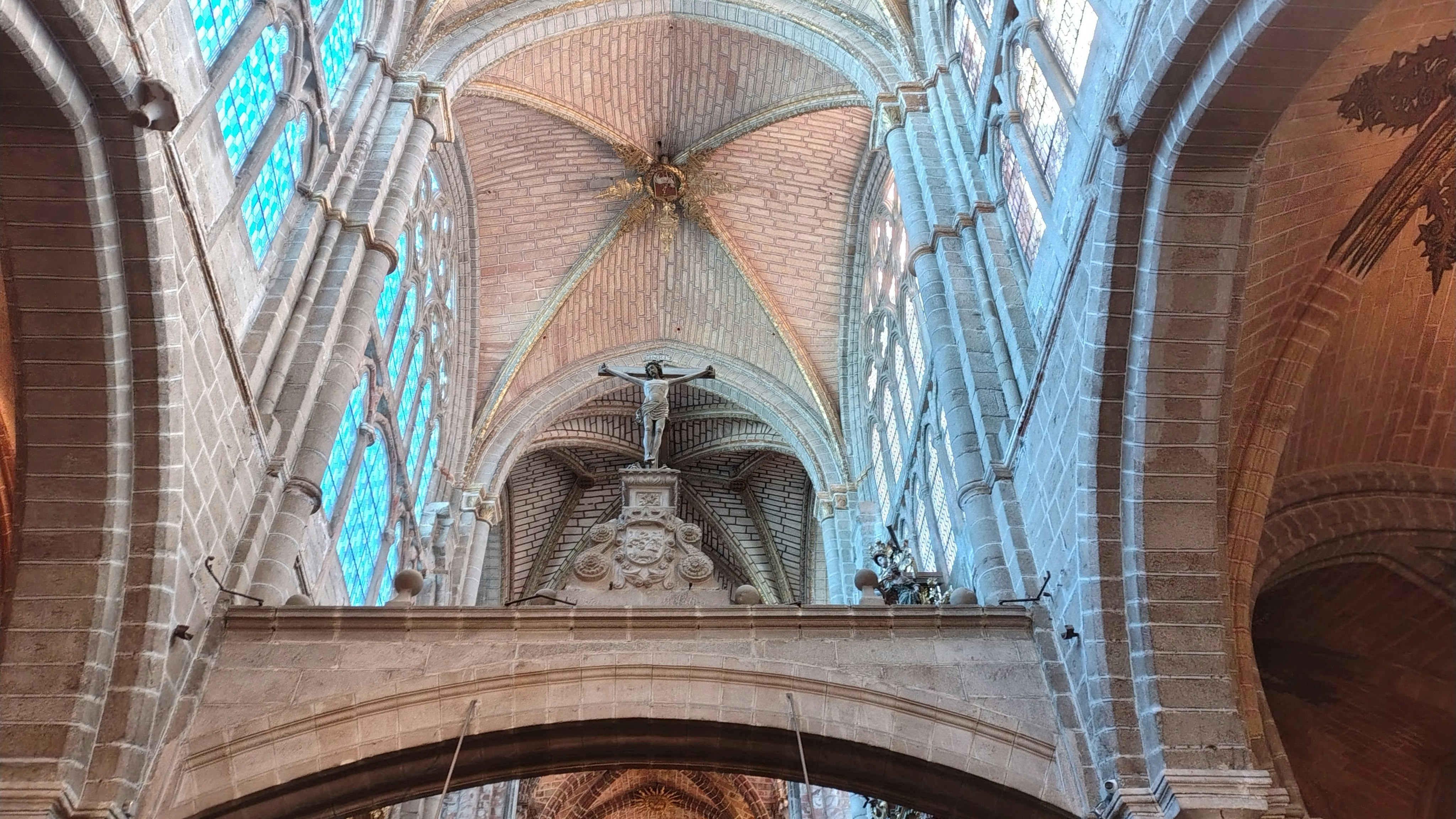 Vaulted Grace: Cloistered Light in a Gothic Nave