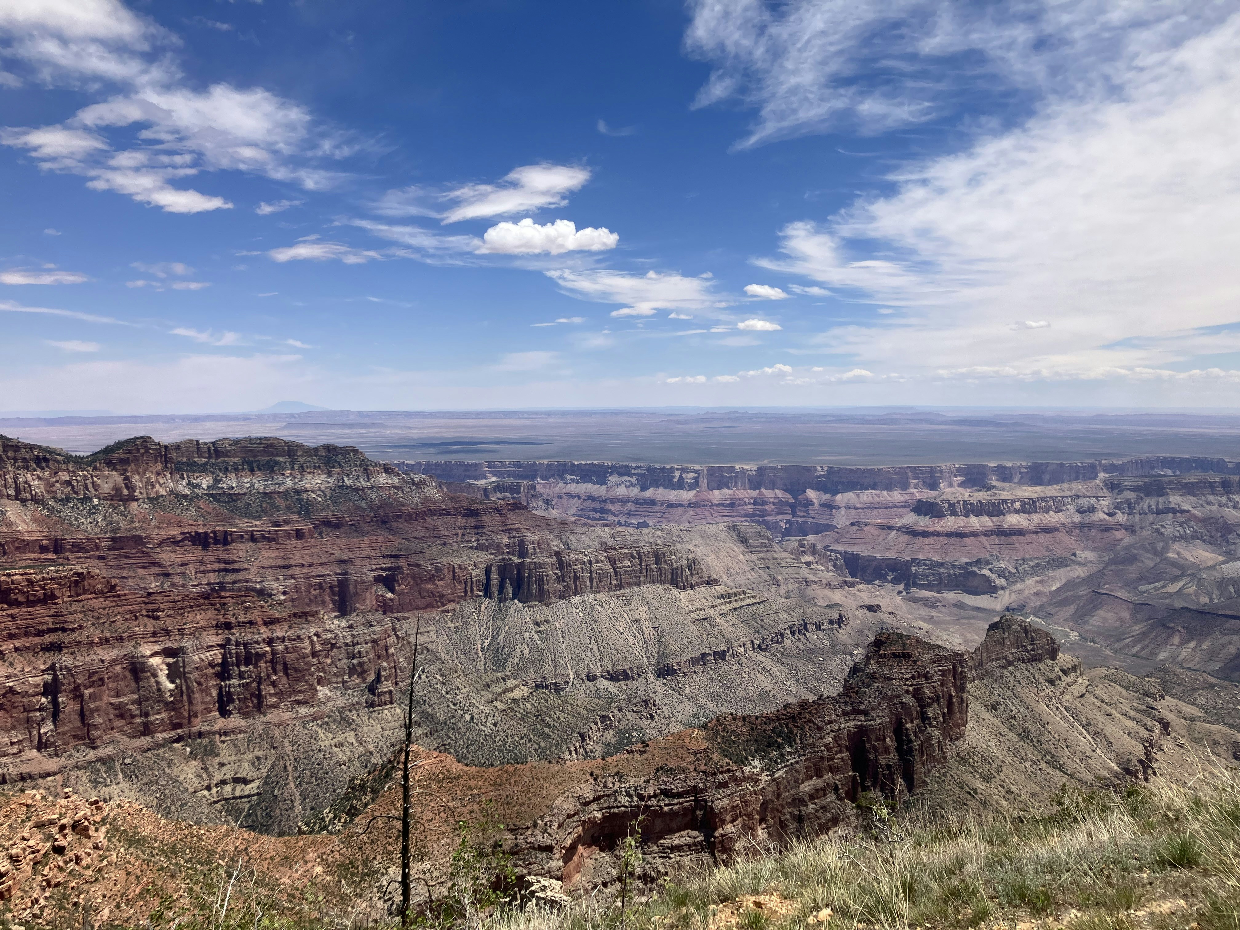 Grand Canyon Panorama: A Slice of Cliff and Sky