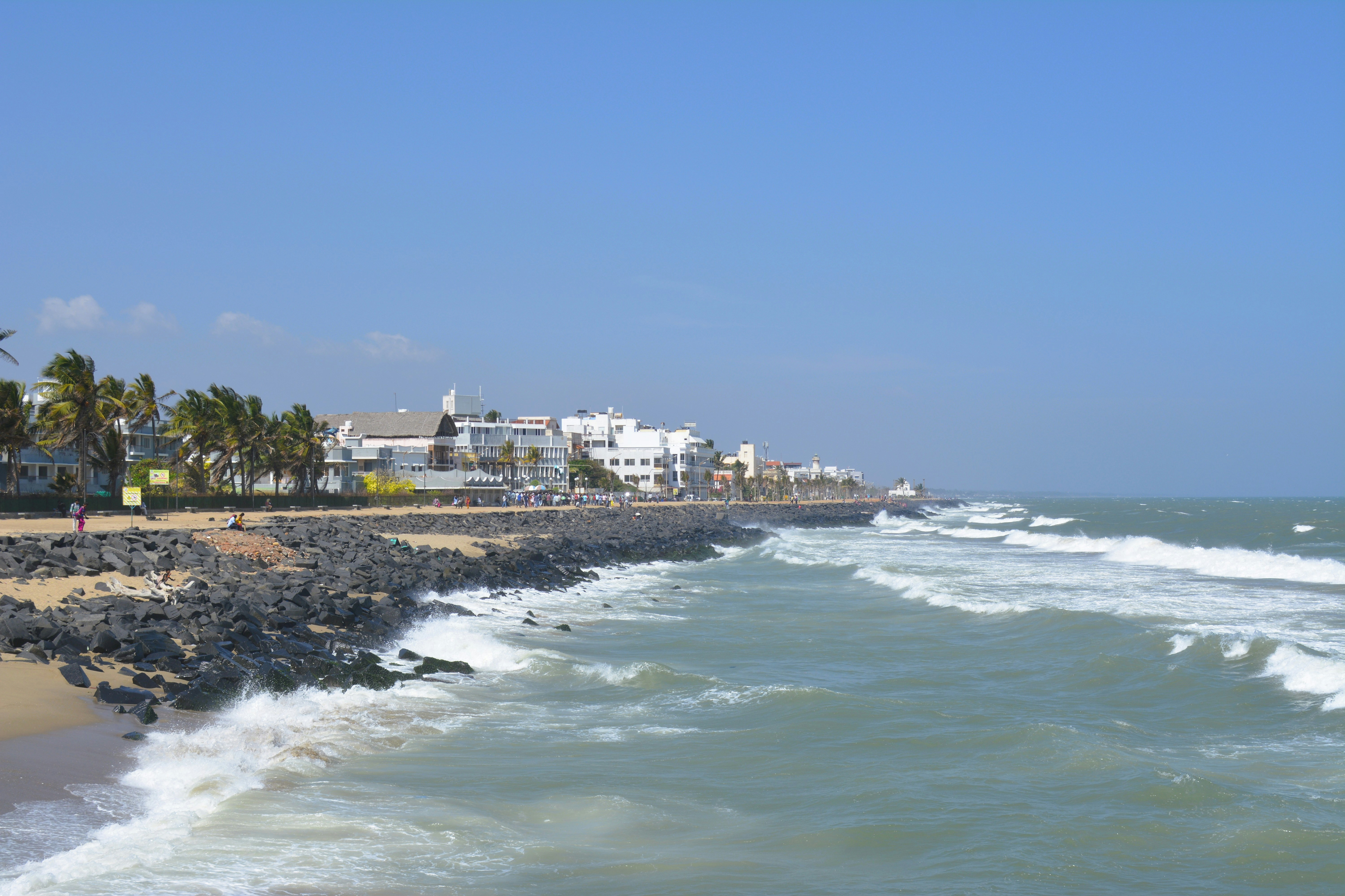 Coastal Boulevard in Bright Daylight