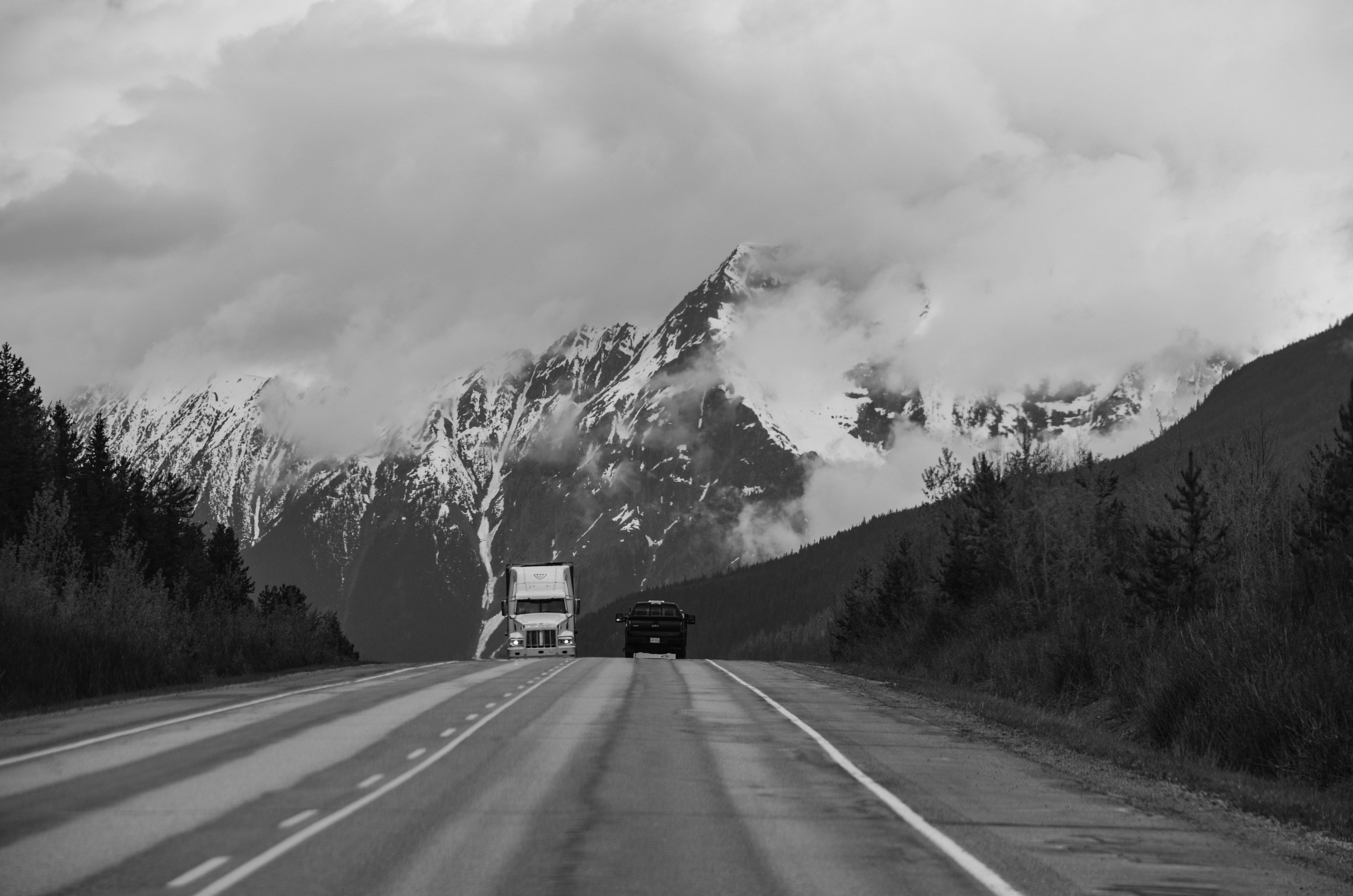 Toward the Snowbound Crest