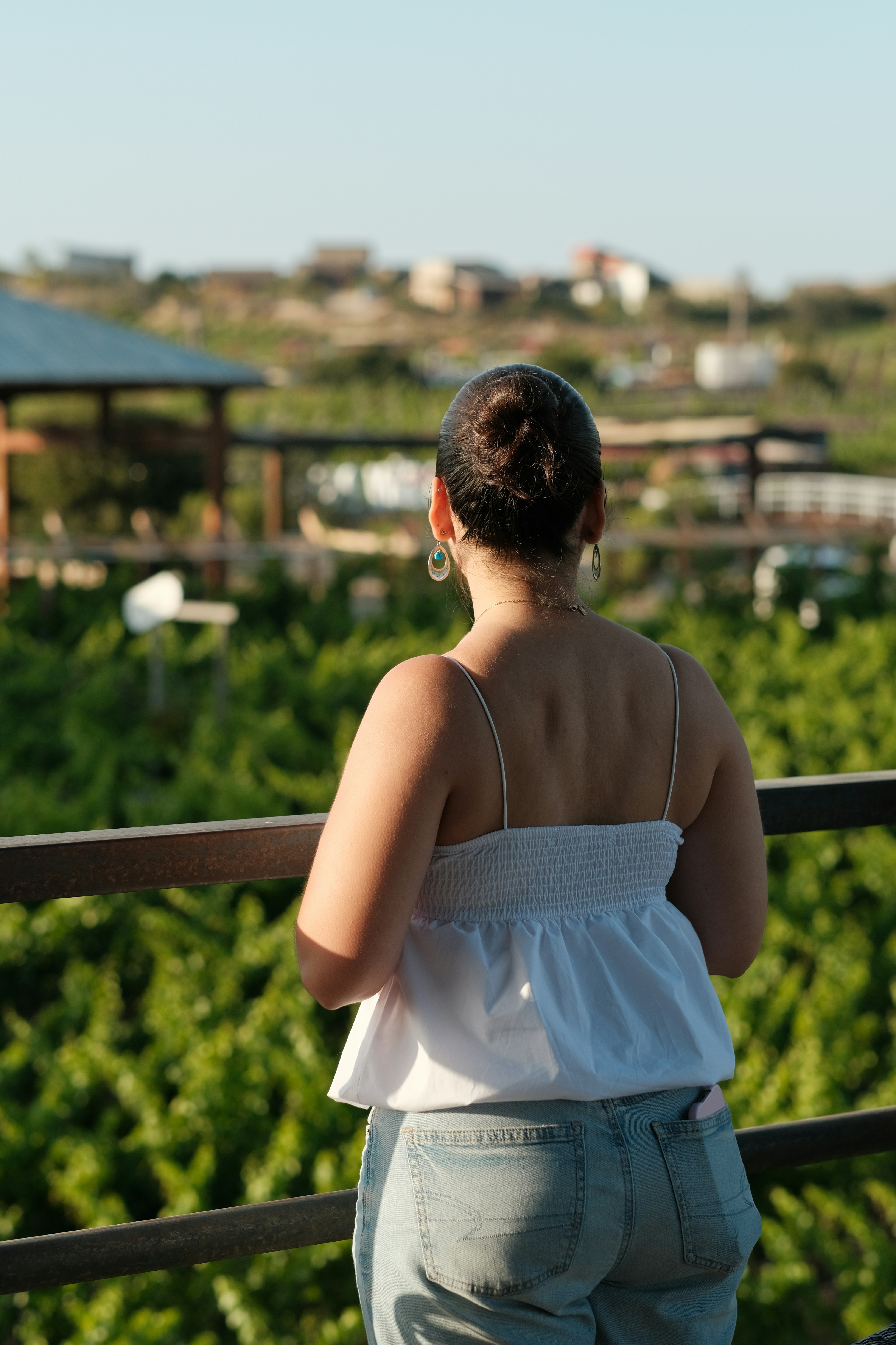 Overlooking the Horizon: A Quiet Balcony Moment