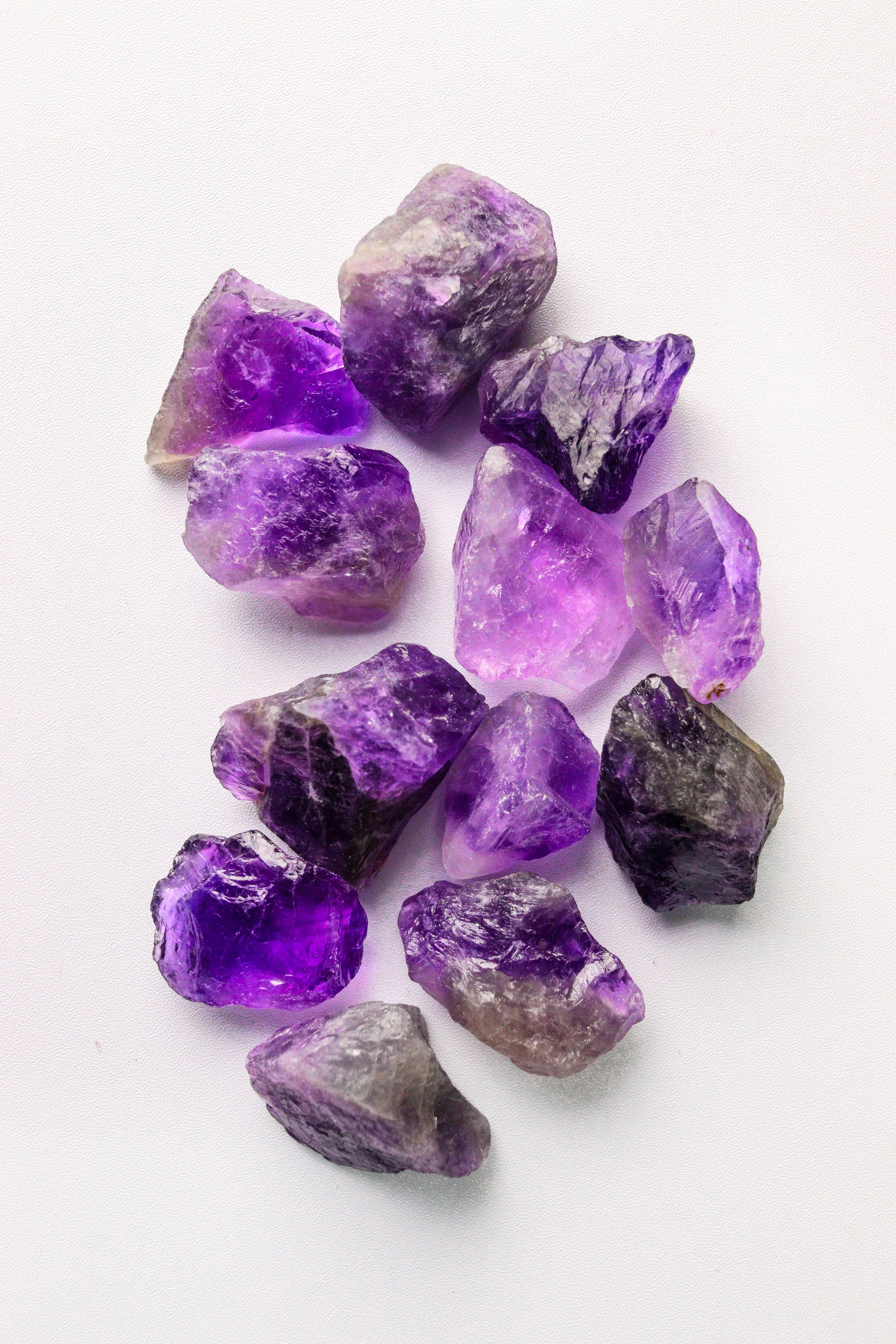 Lavender Fragments: A Cluster of Amethyst Jewels