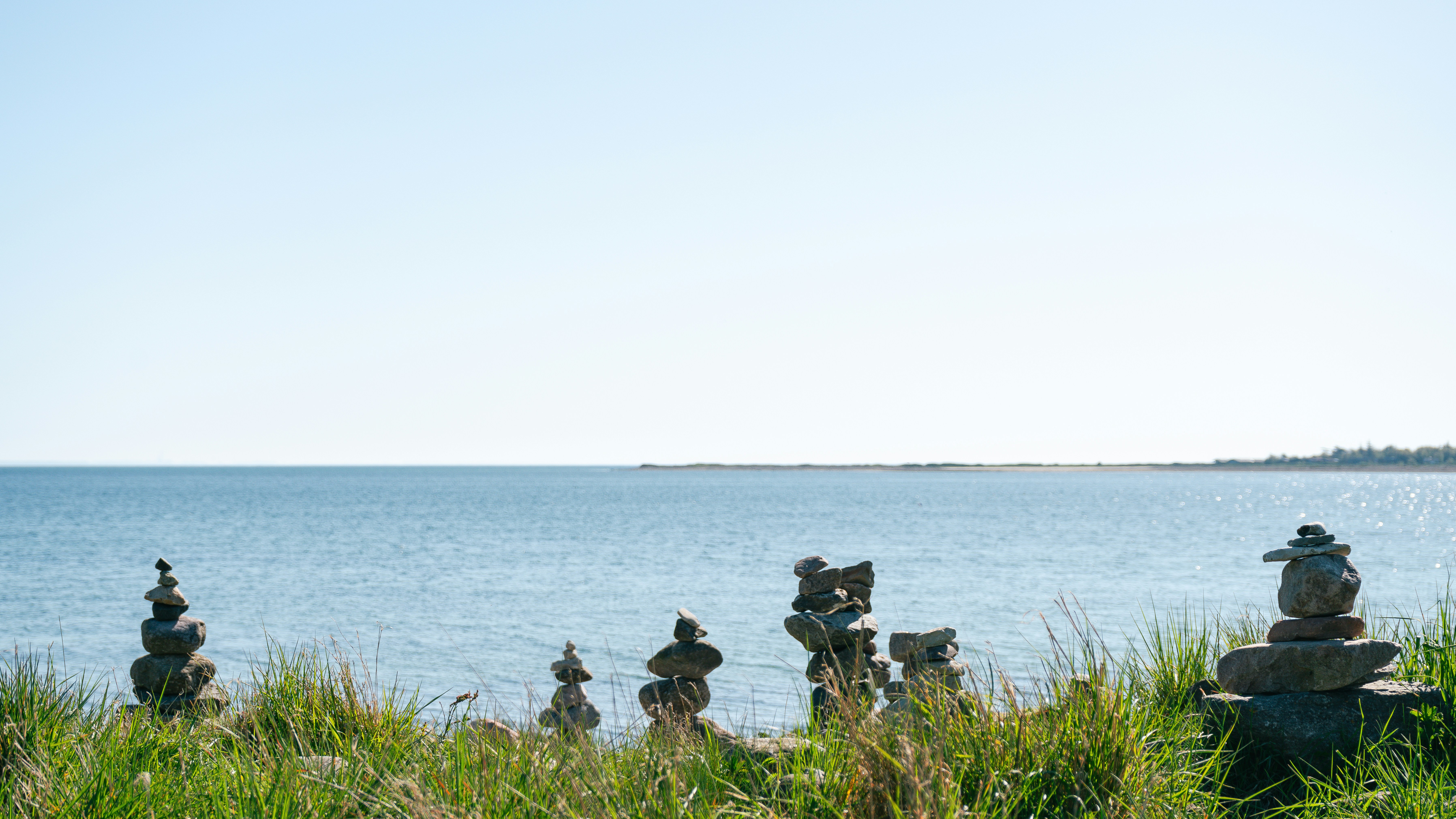Balanced Stack: Quiet Stones by the Sea