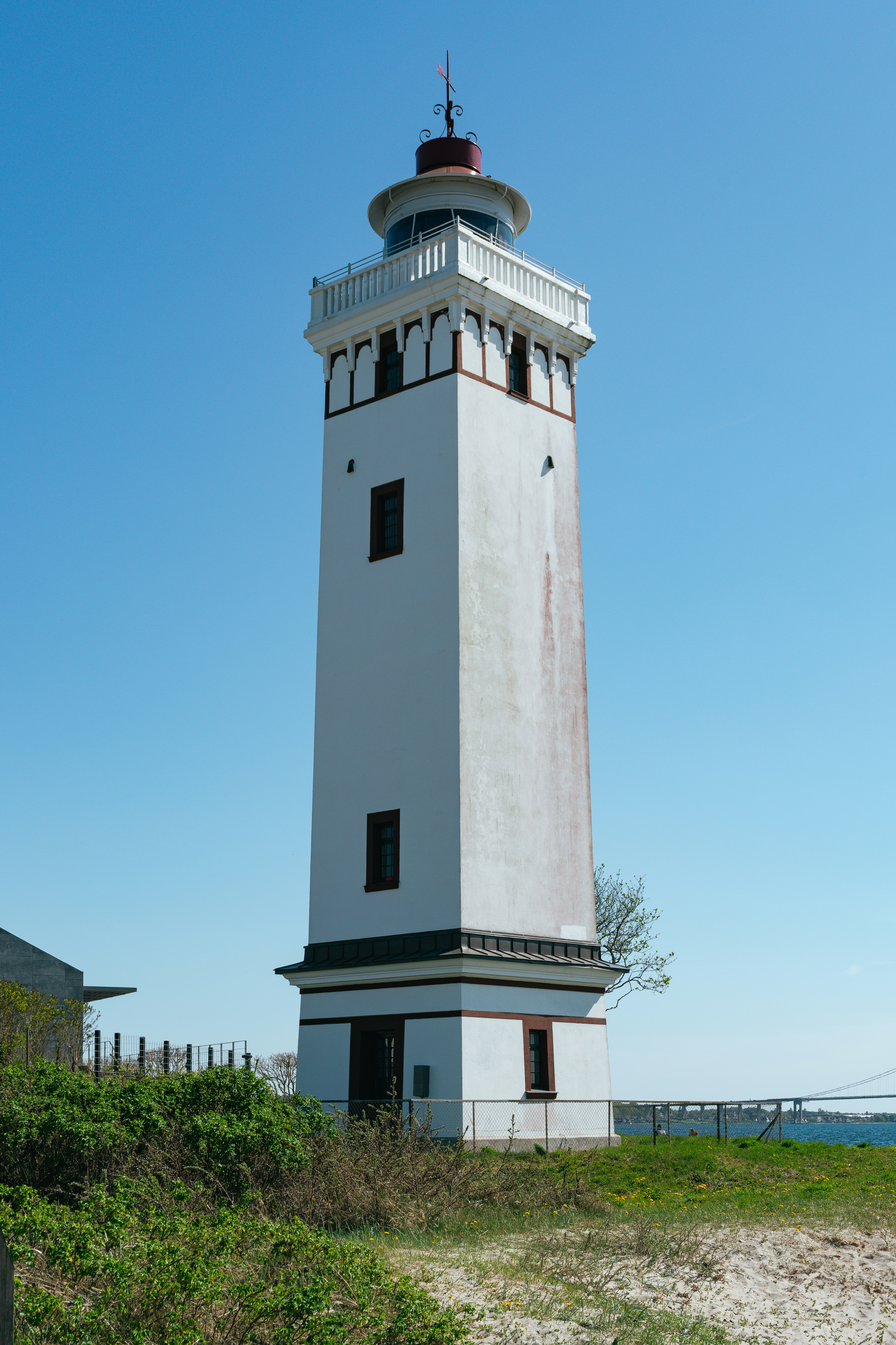 Lighthouse Sentinel under a Cerulean Sky