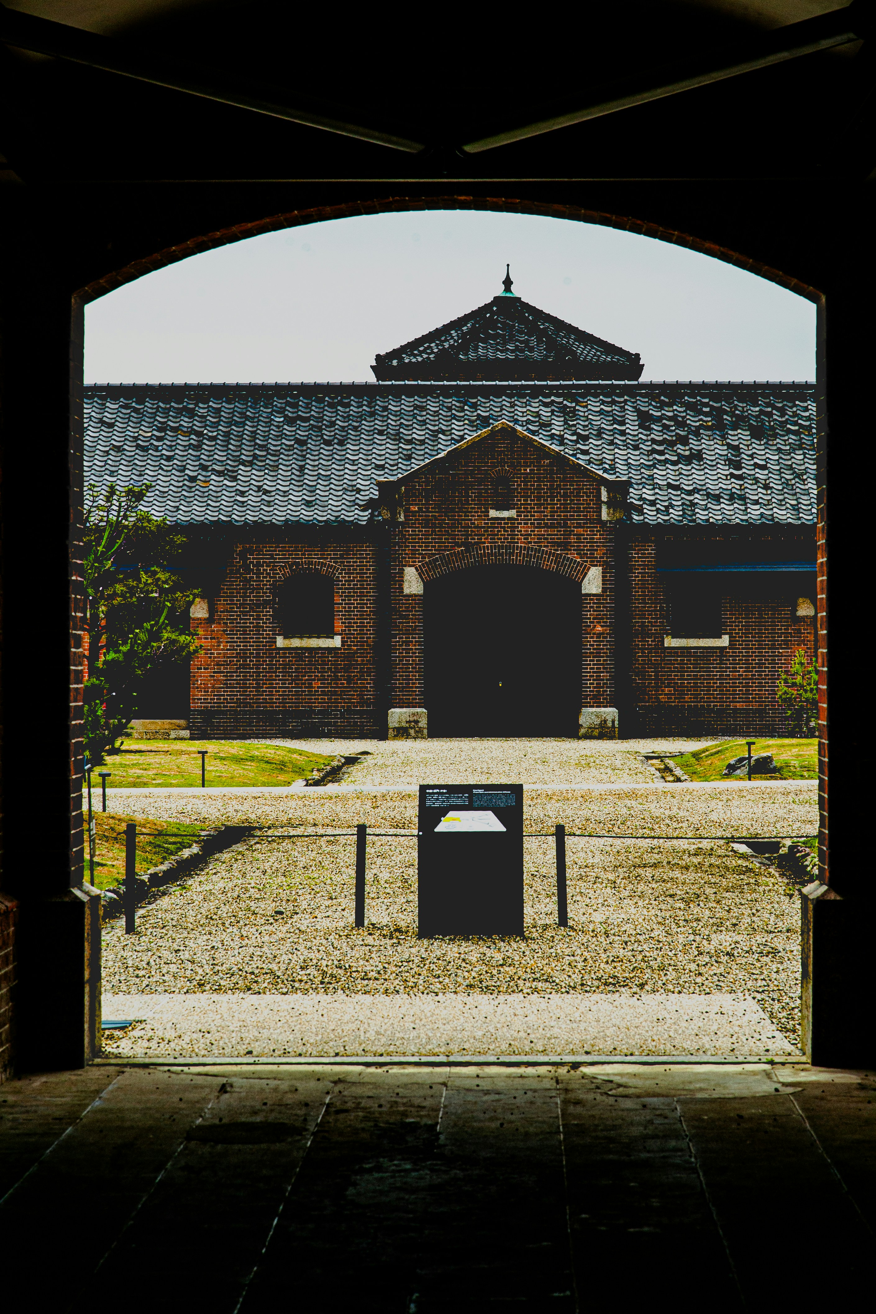 Archway to the Red Brick Barn