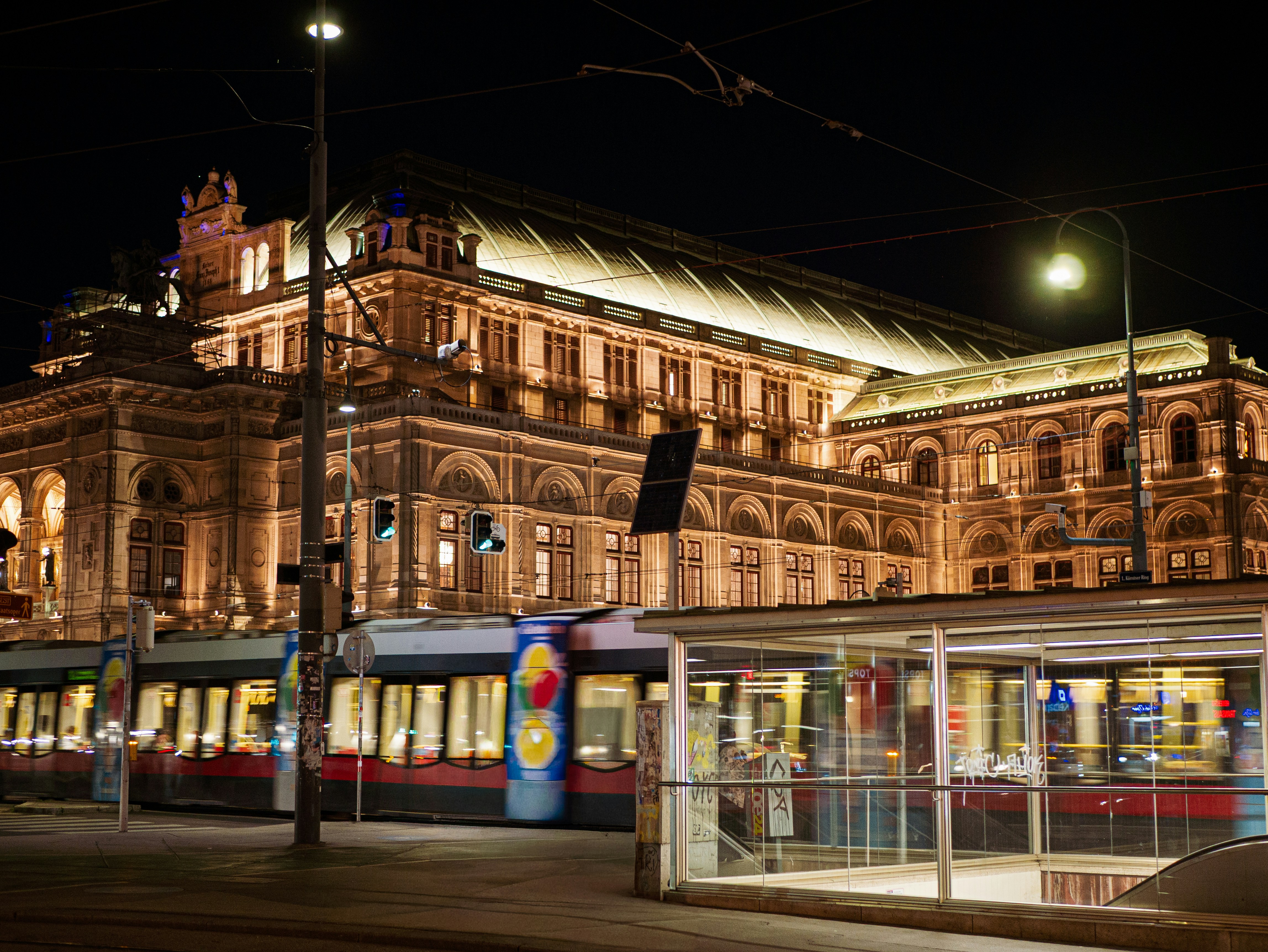 Night Pulse at the Historic Facade