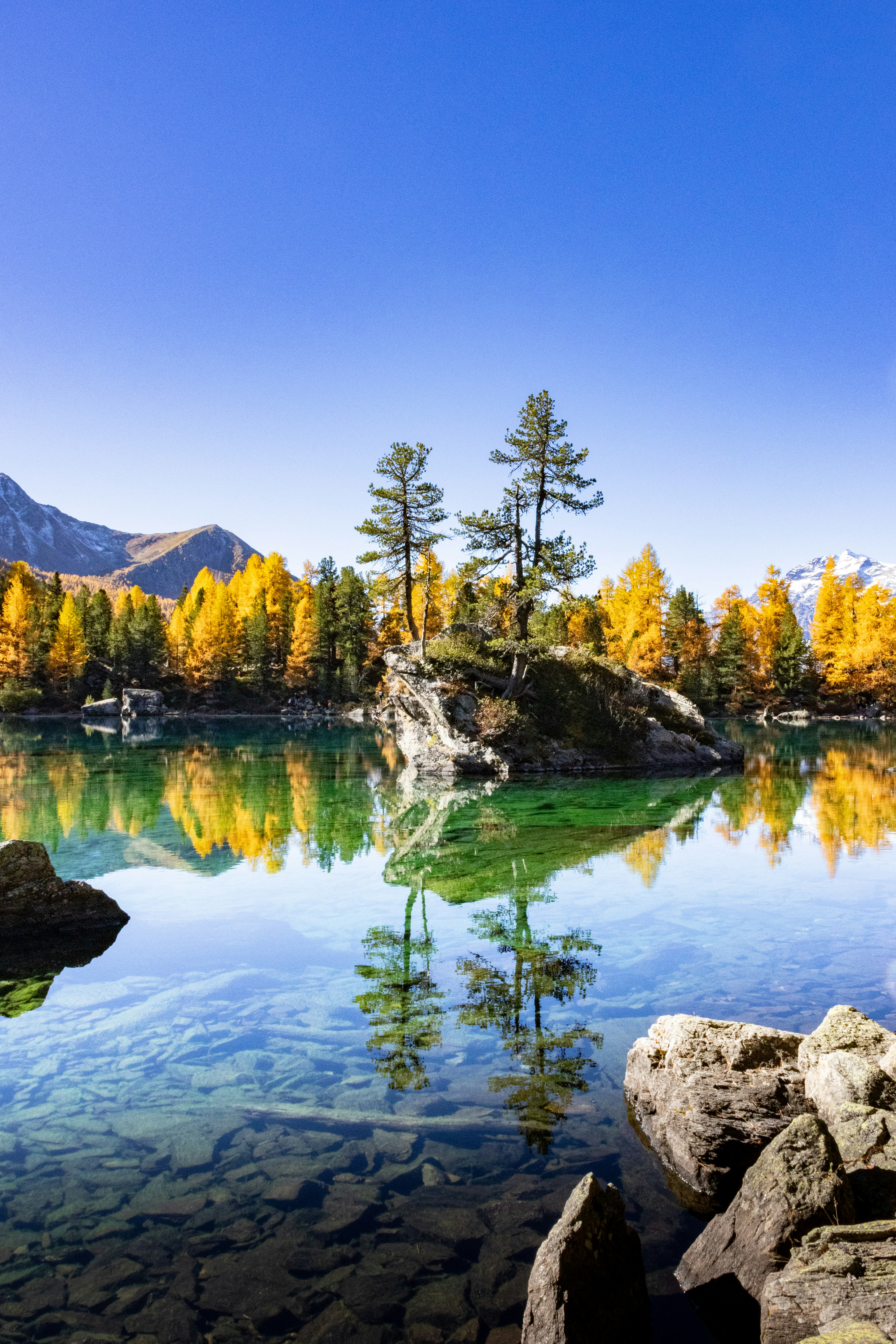 Autumn Echoes on a Glassy Lake