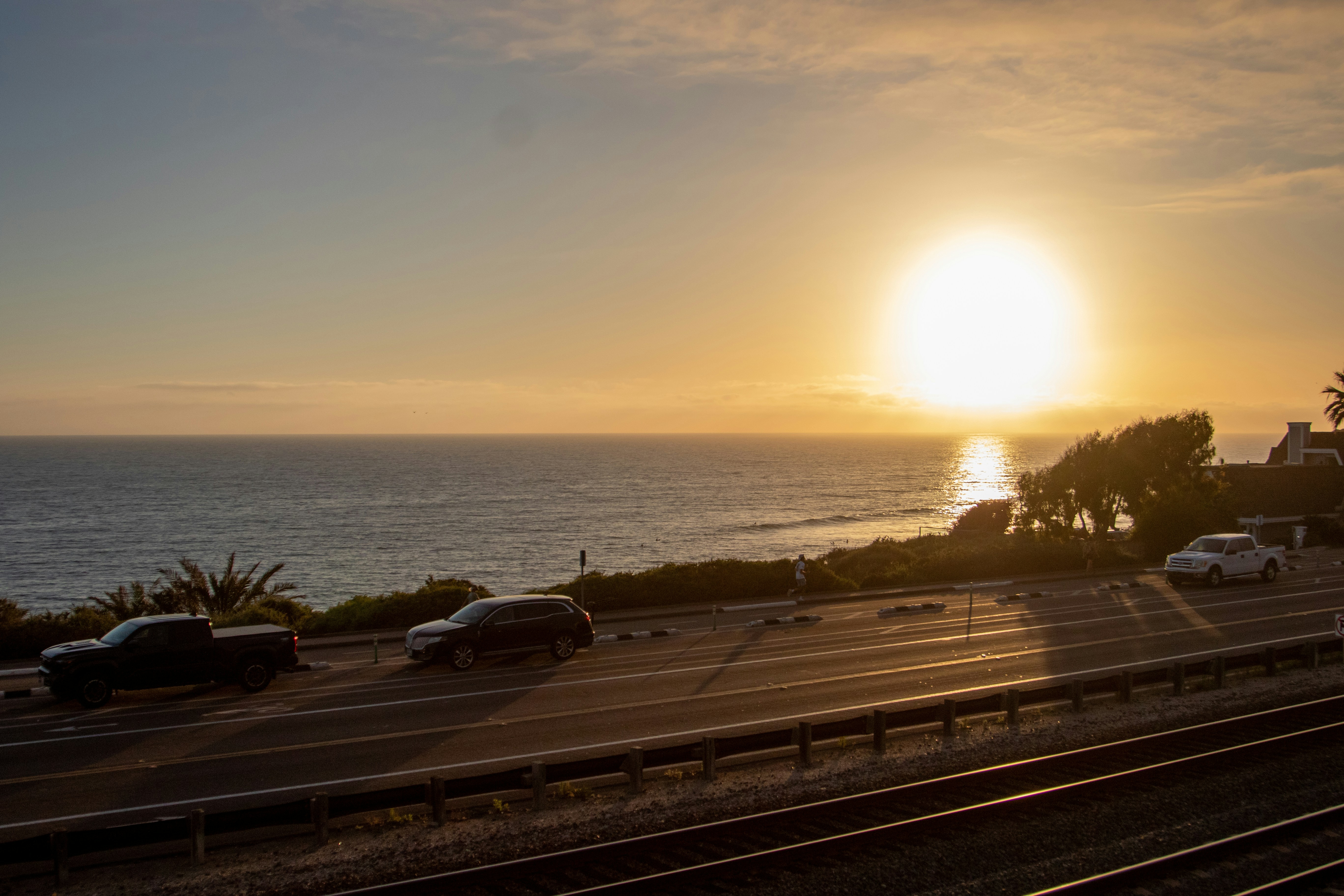 Golden Hour Along the Oceanfront Highway