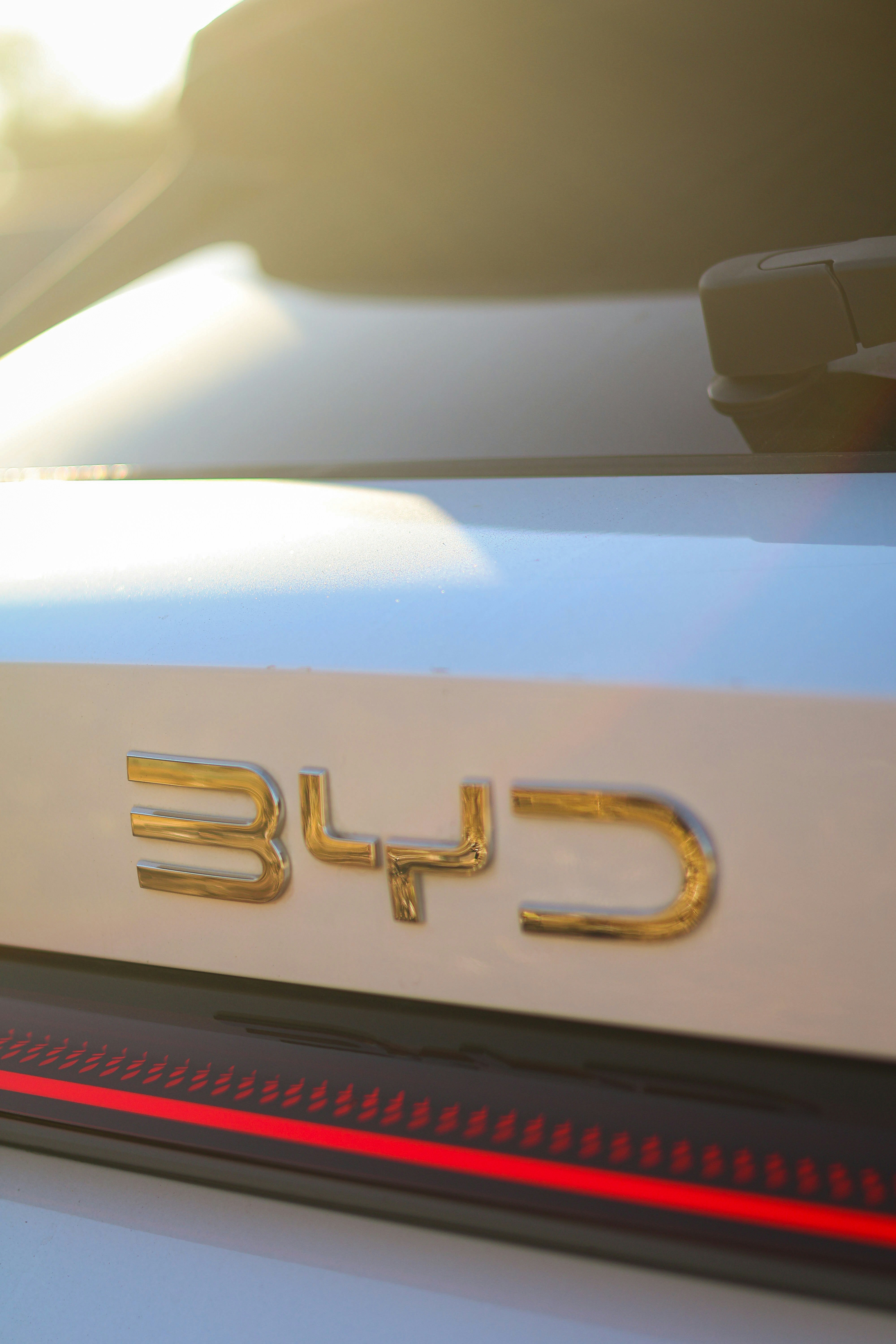 Chrome Emblem on a Sunset-Backlit Jaguar: A Close-Up of the 343 Badge