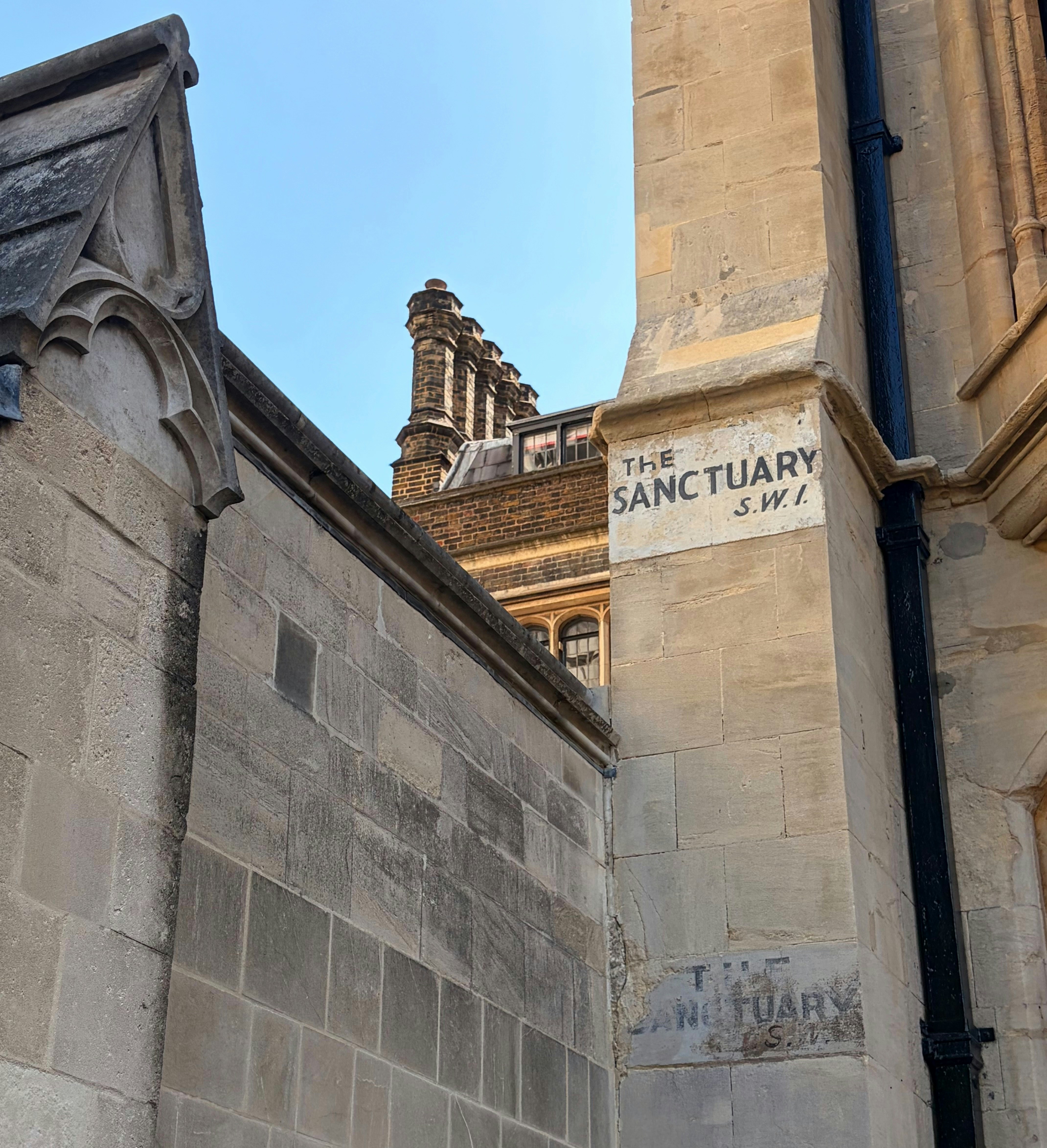 The Sanctuary Corner: Stone Walls and Crowned Chimney