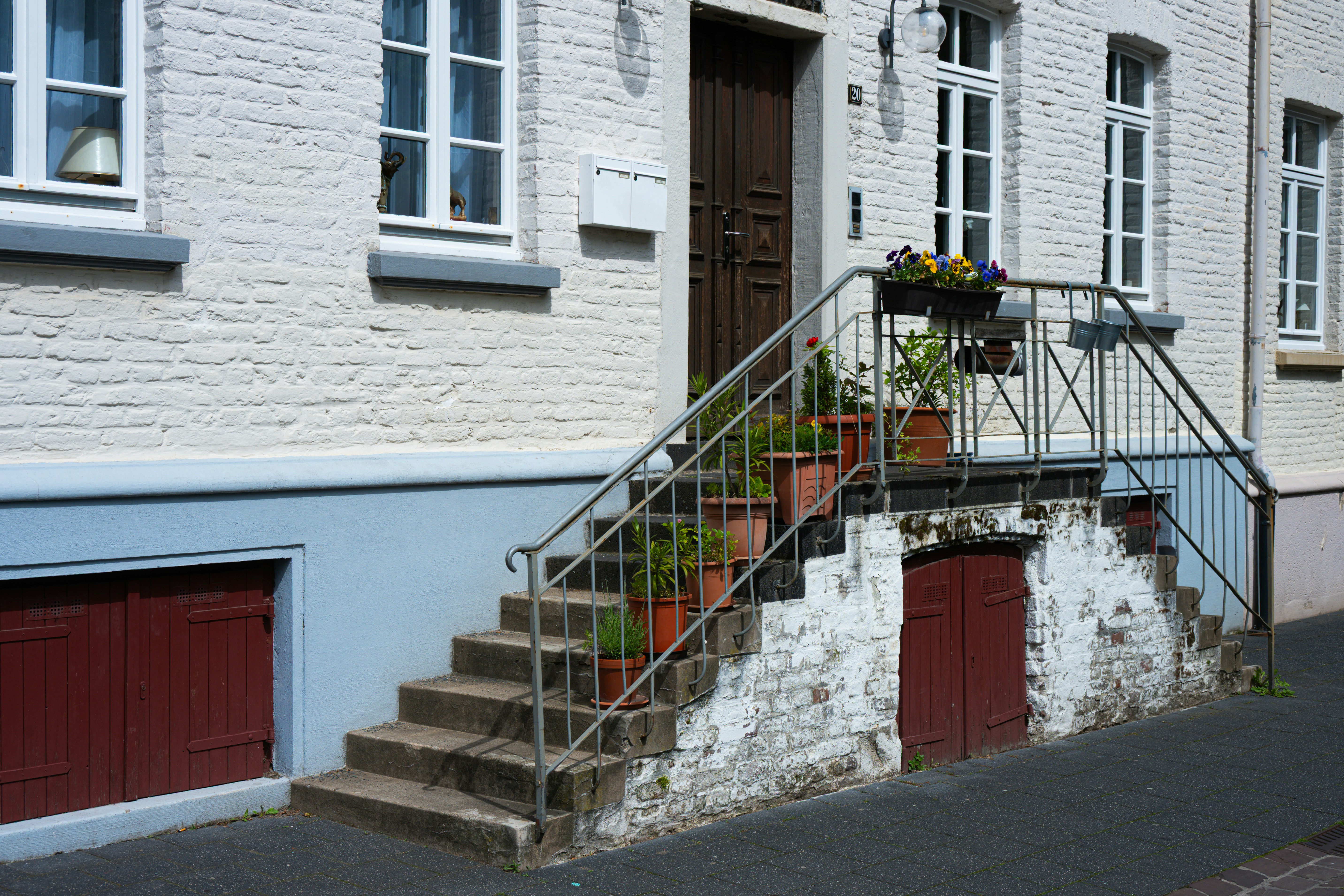 Staircase to a Painted Apartment