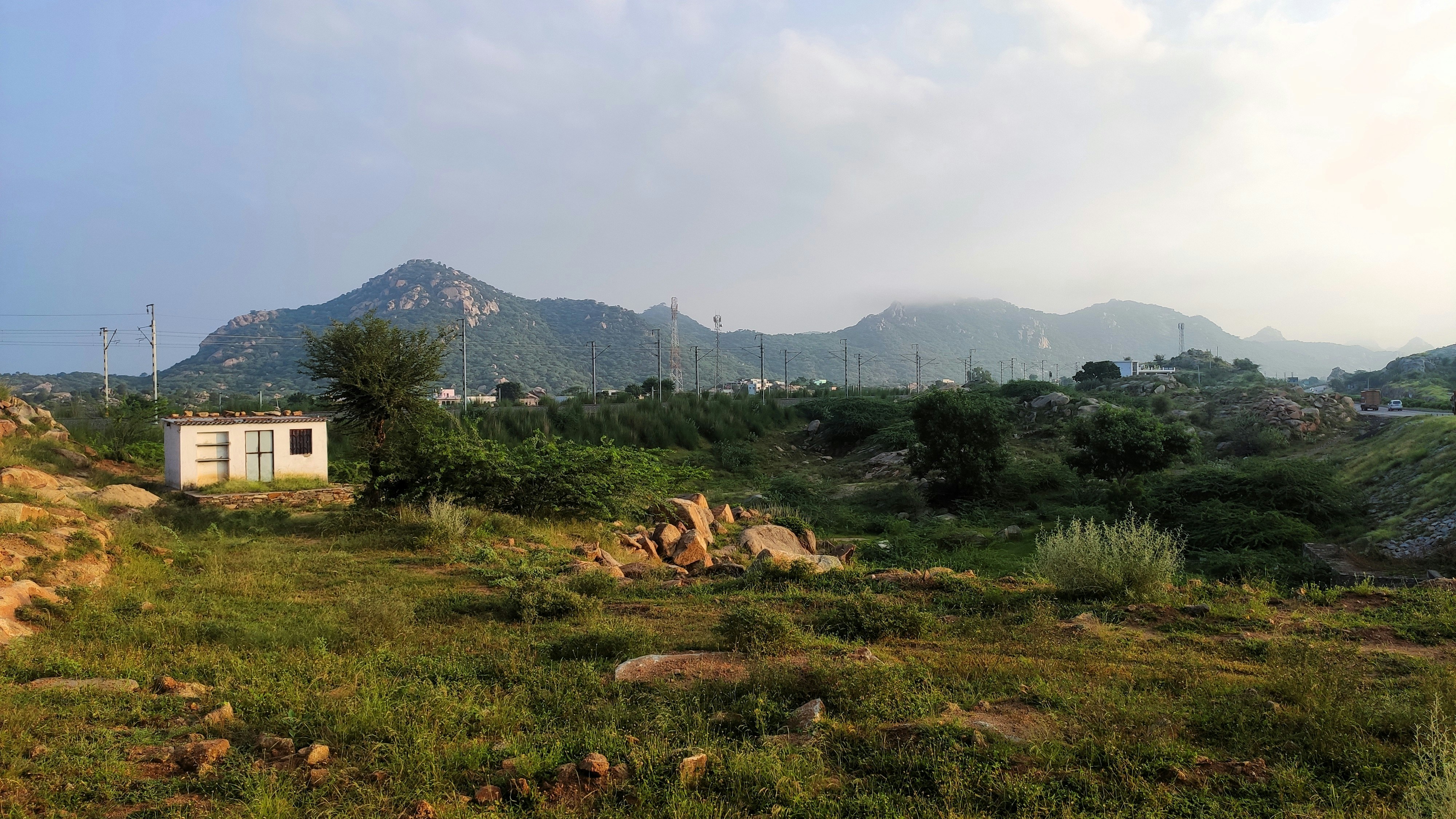 Dusty Indian Plateau at Dusk