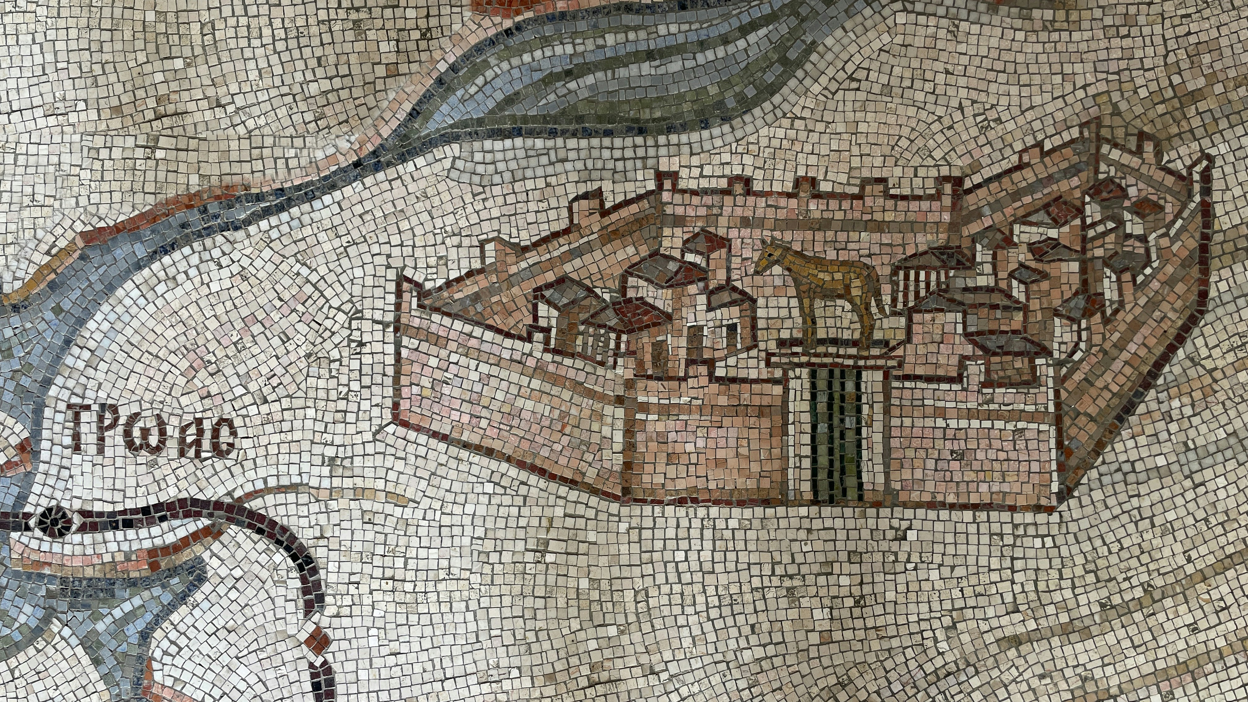 Mosaic Fortress: A Romanesque Courtyard Carved in Tiles