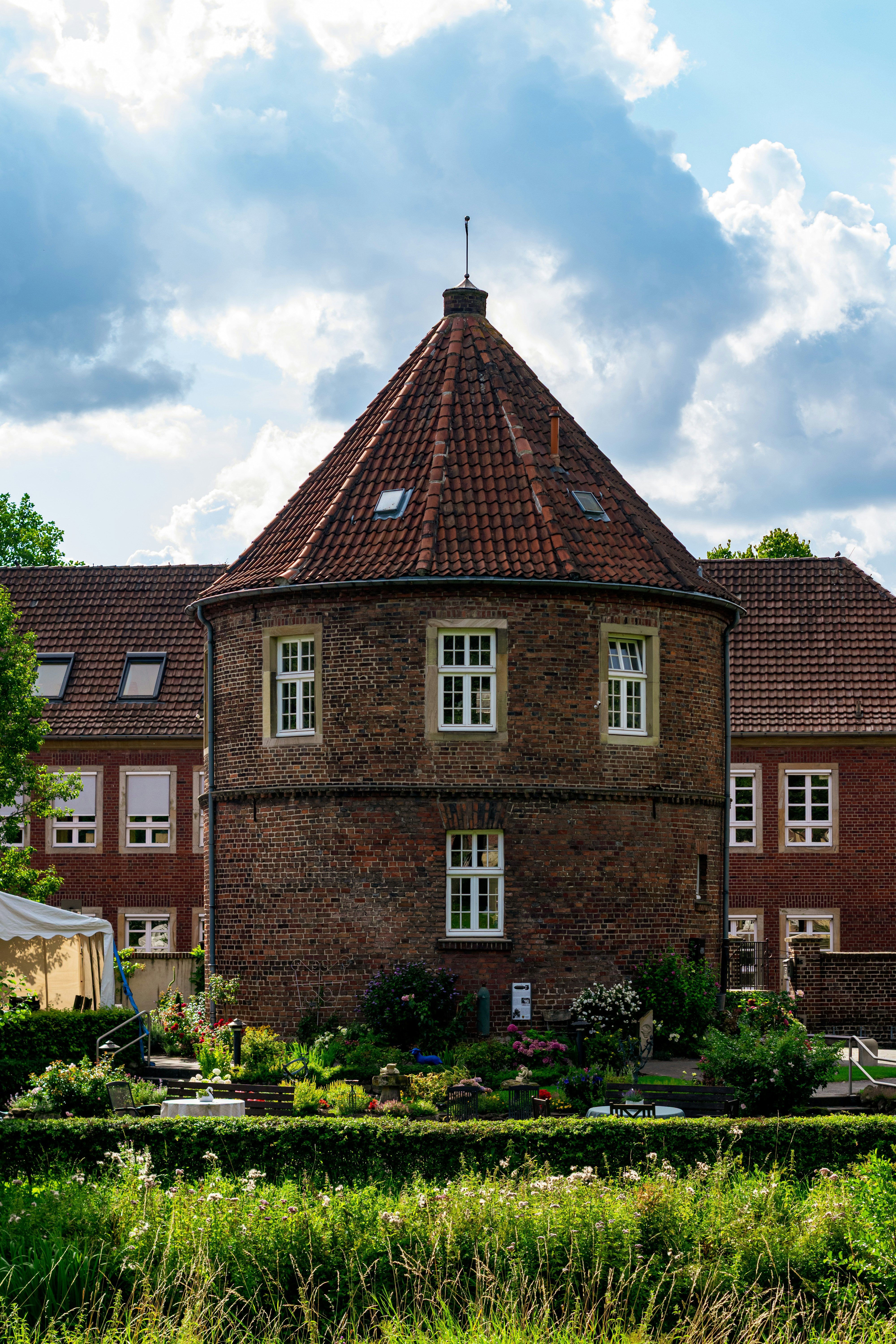The Round Keep Among Quiet Gardens