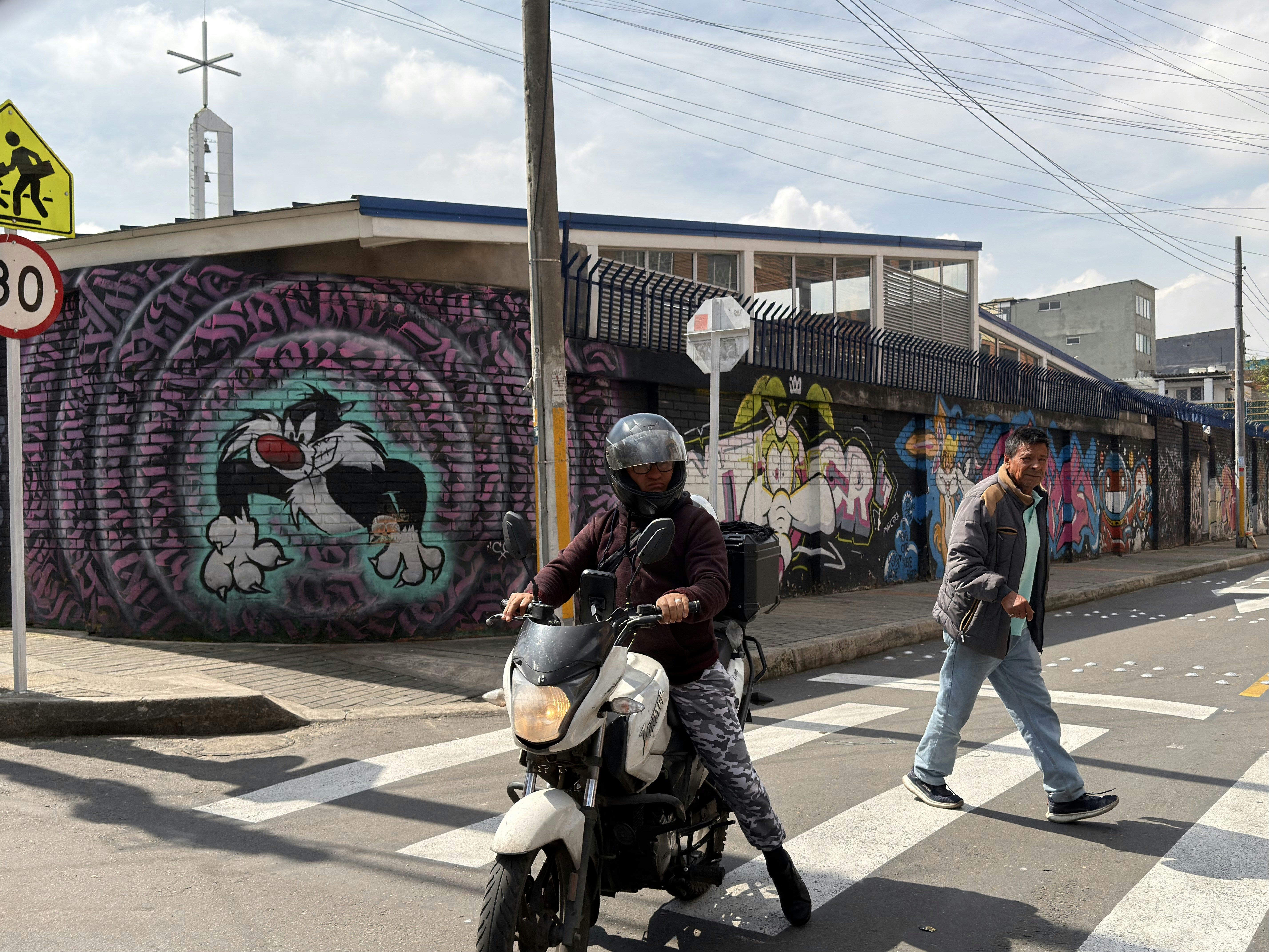 Riders at the Graffiti Alley