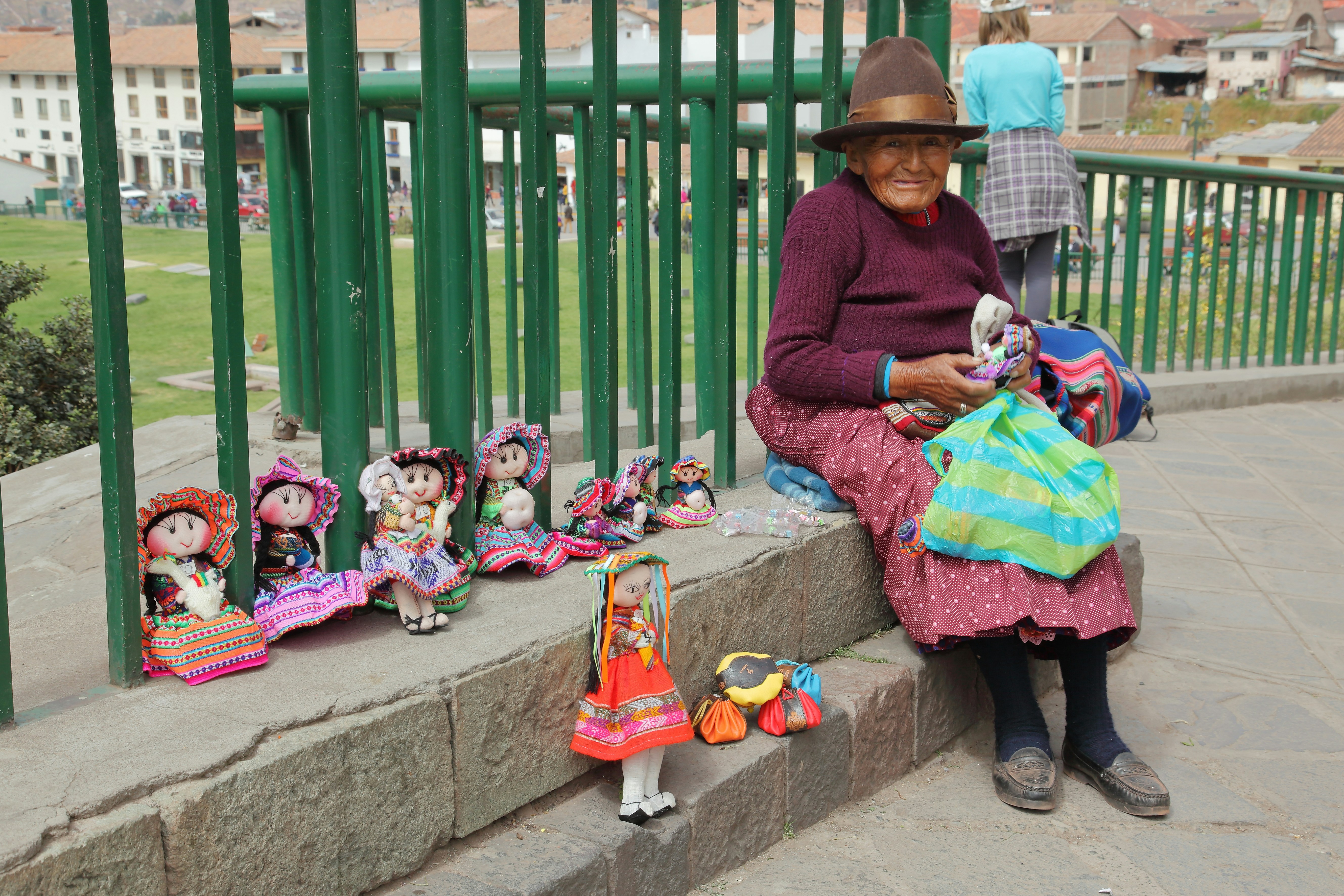 Grandmother and Her Dolls: A Quiet Corner of Color and Memory