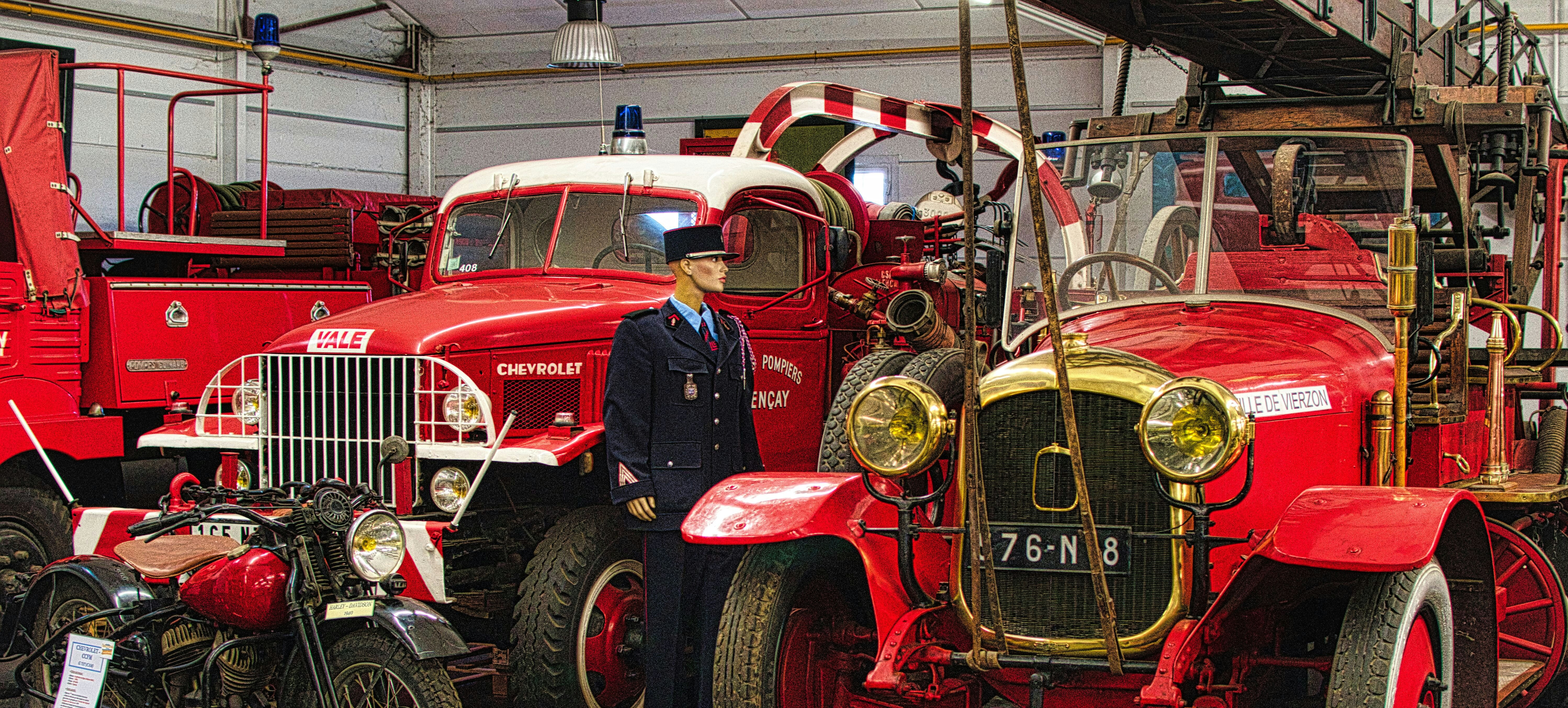 Red Heritage Parade: A firefighter's museum of chrome and brass