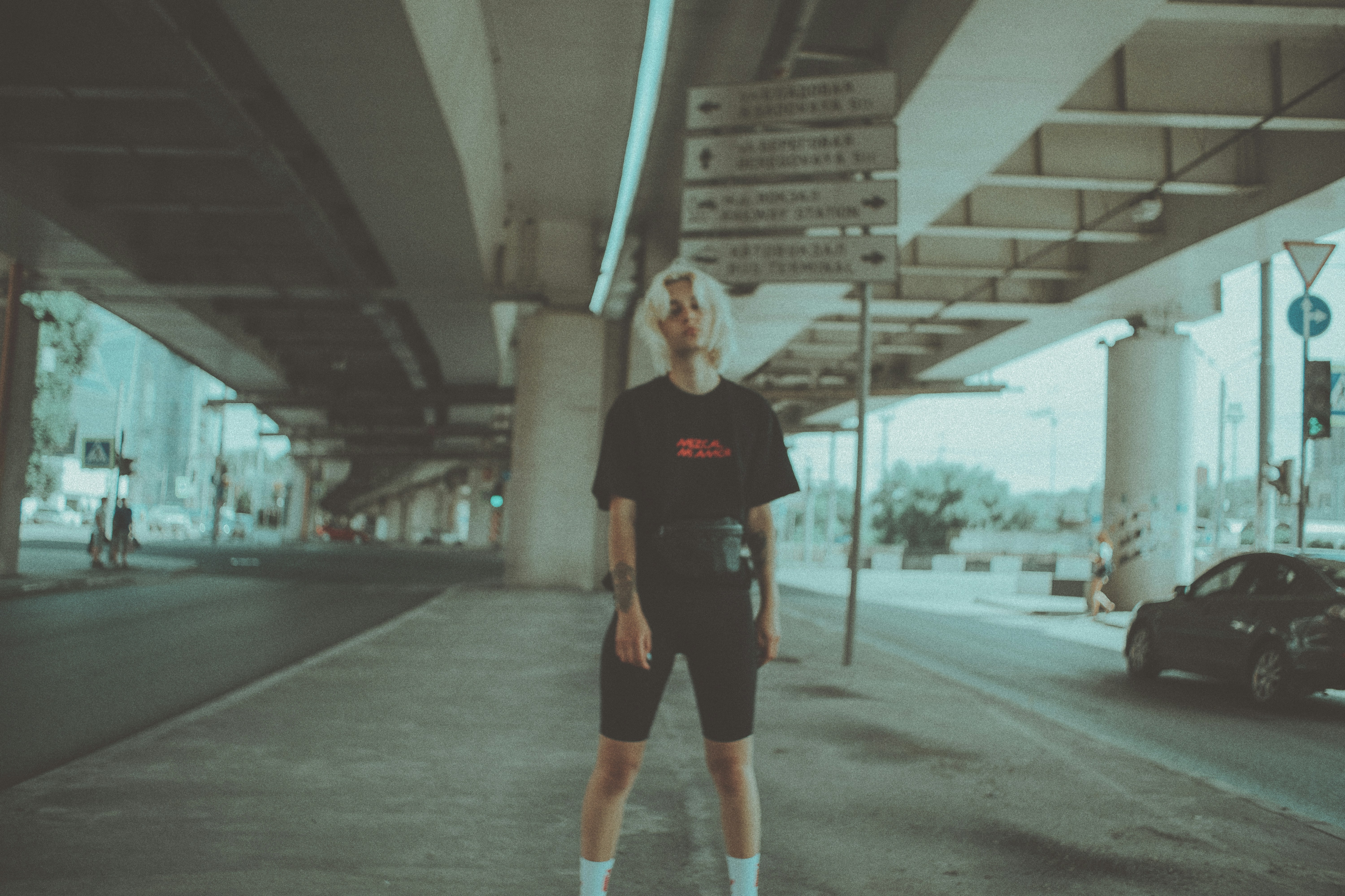 Under the Overpass: A Stance Beneath Concrete Ceilings