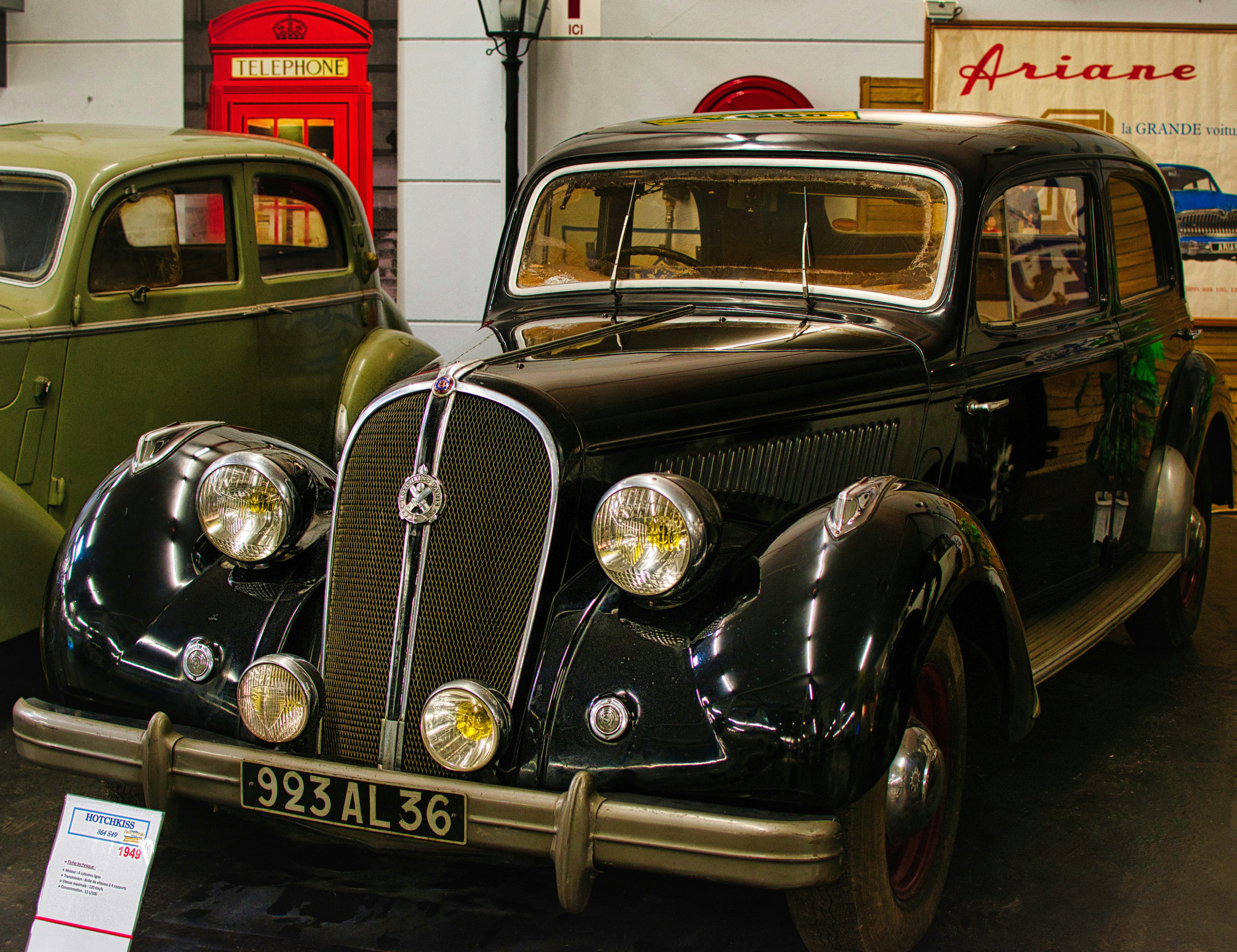 Black Mercedes Classic Guarded by Verdant Vintage Car