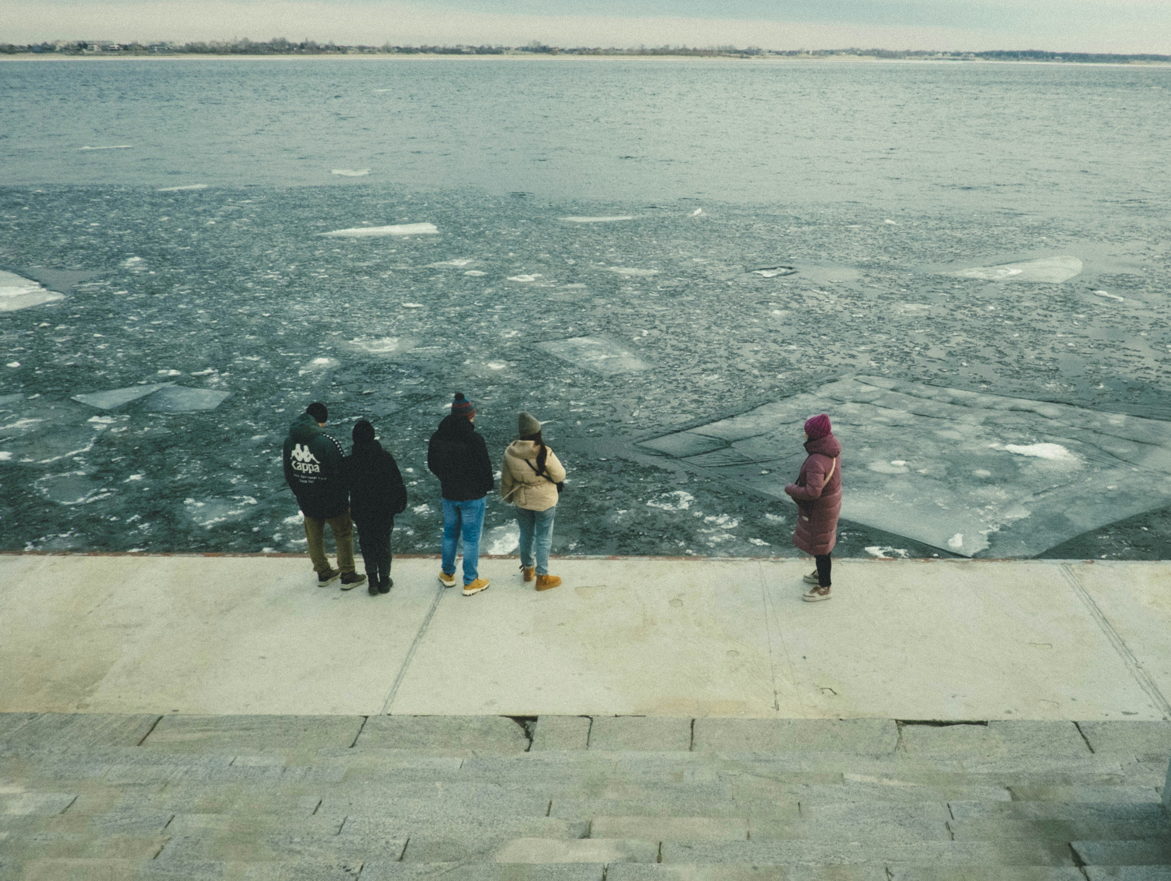 Cold Convergence by the Ice: Five Figures at the Waterline