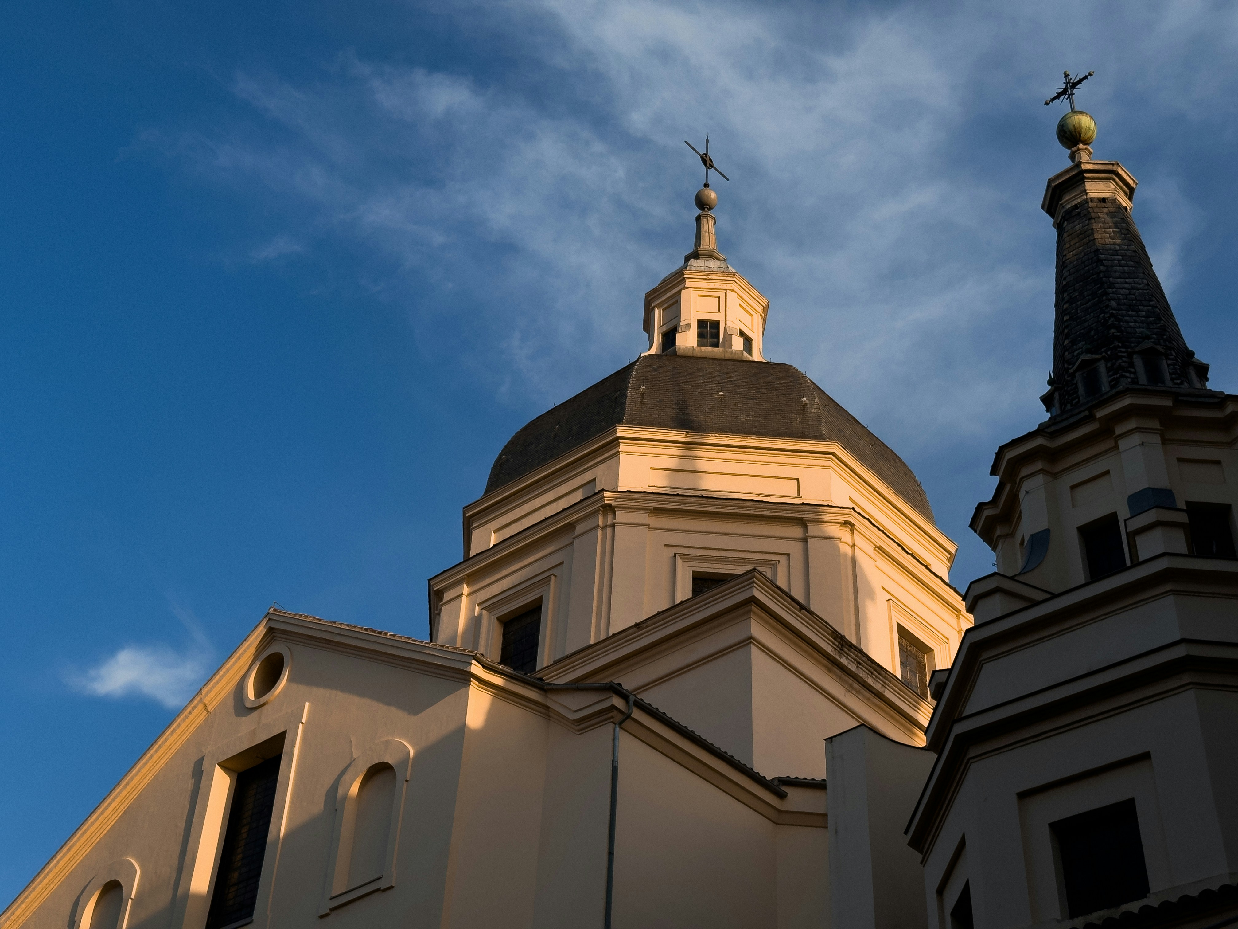 Sunlit Domes and Corner Spire: A Quiet Cathedral Moment