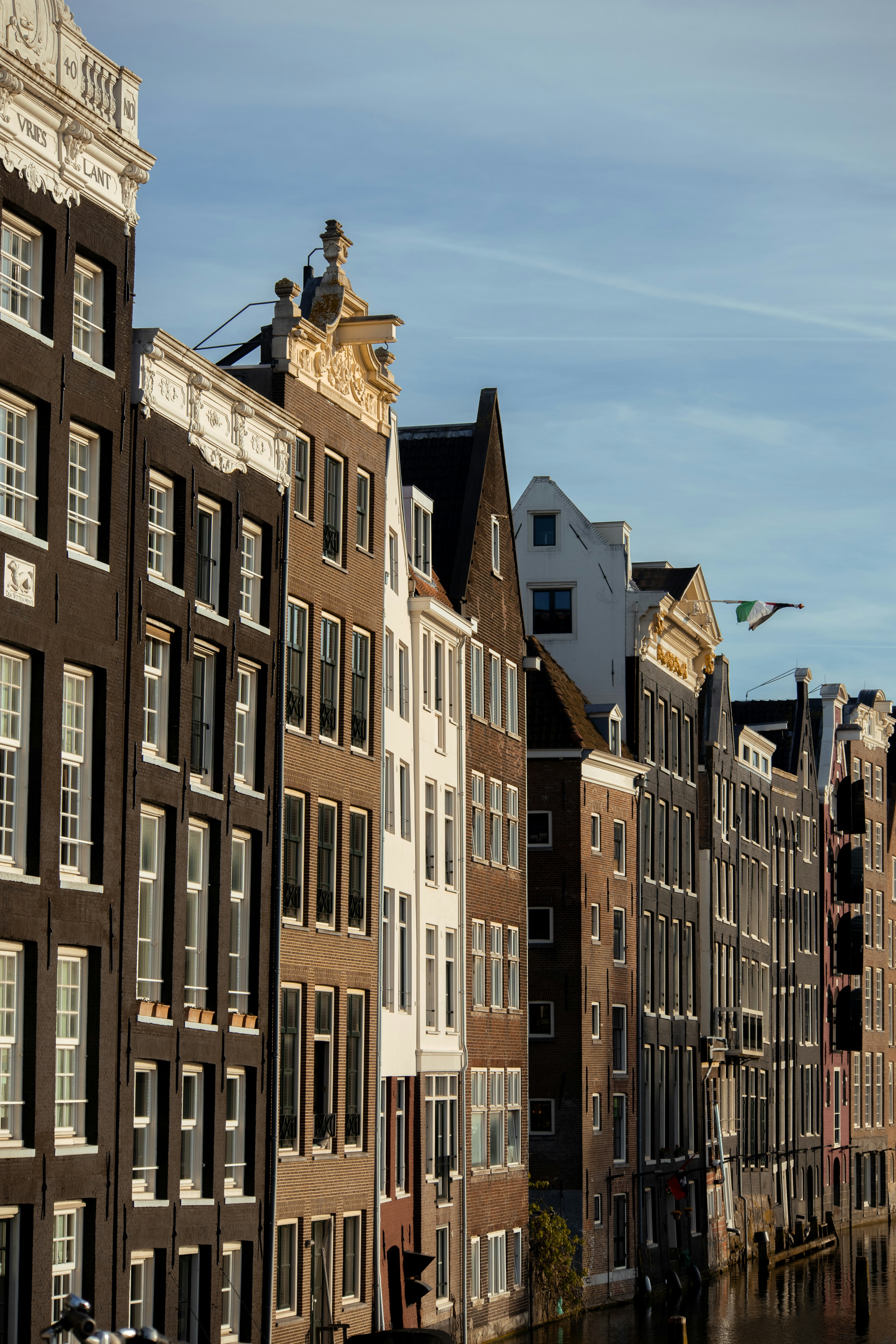 Canal Facades under a Dutch Golden Afternoon