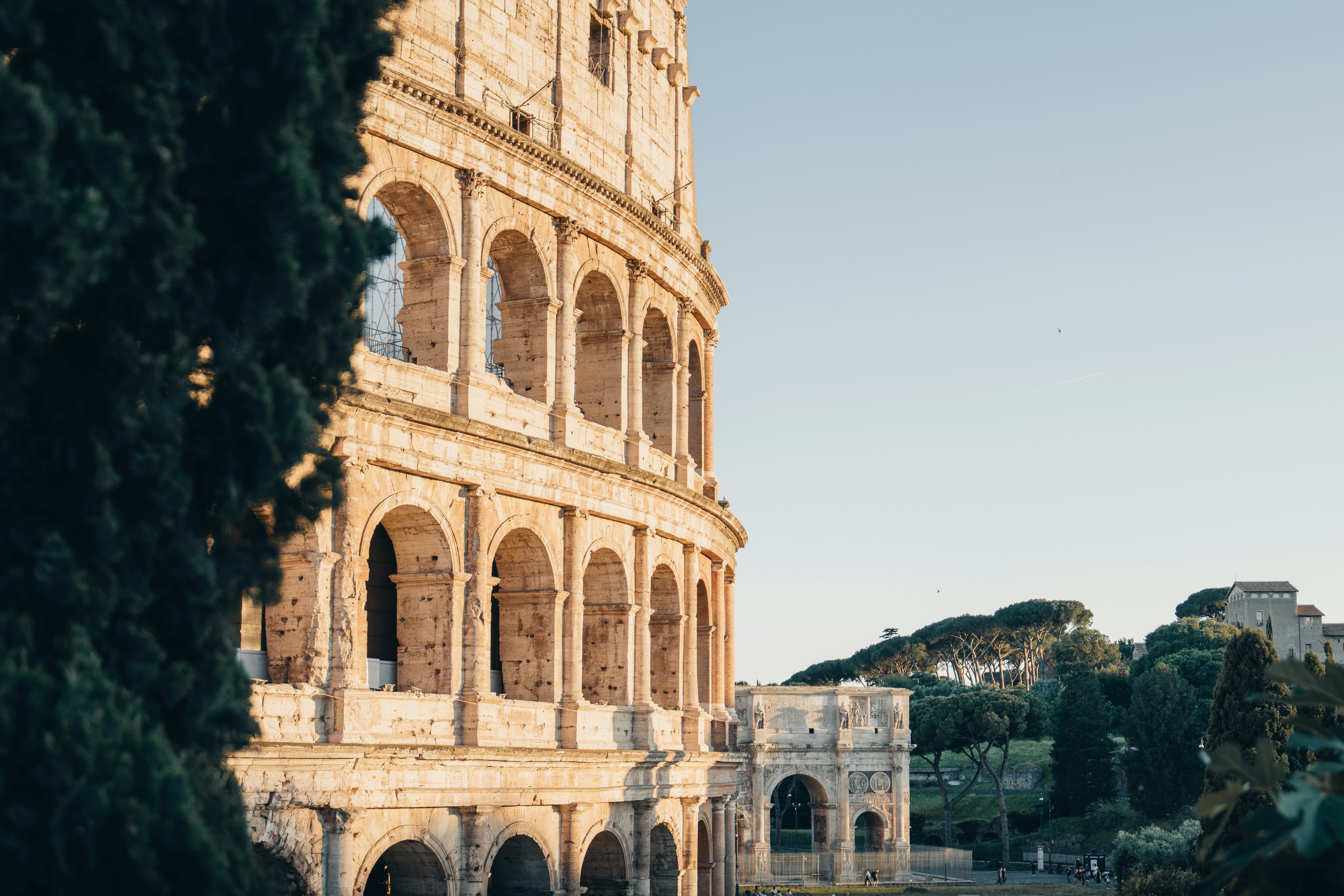 Columns of Time: The Colosseum at Golden Hour