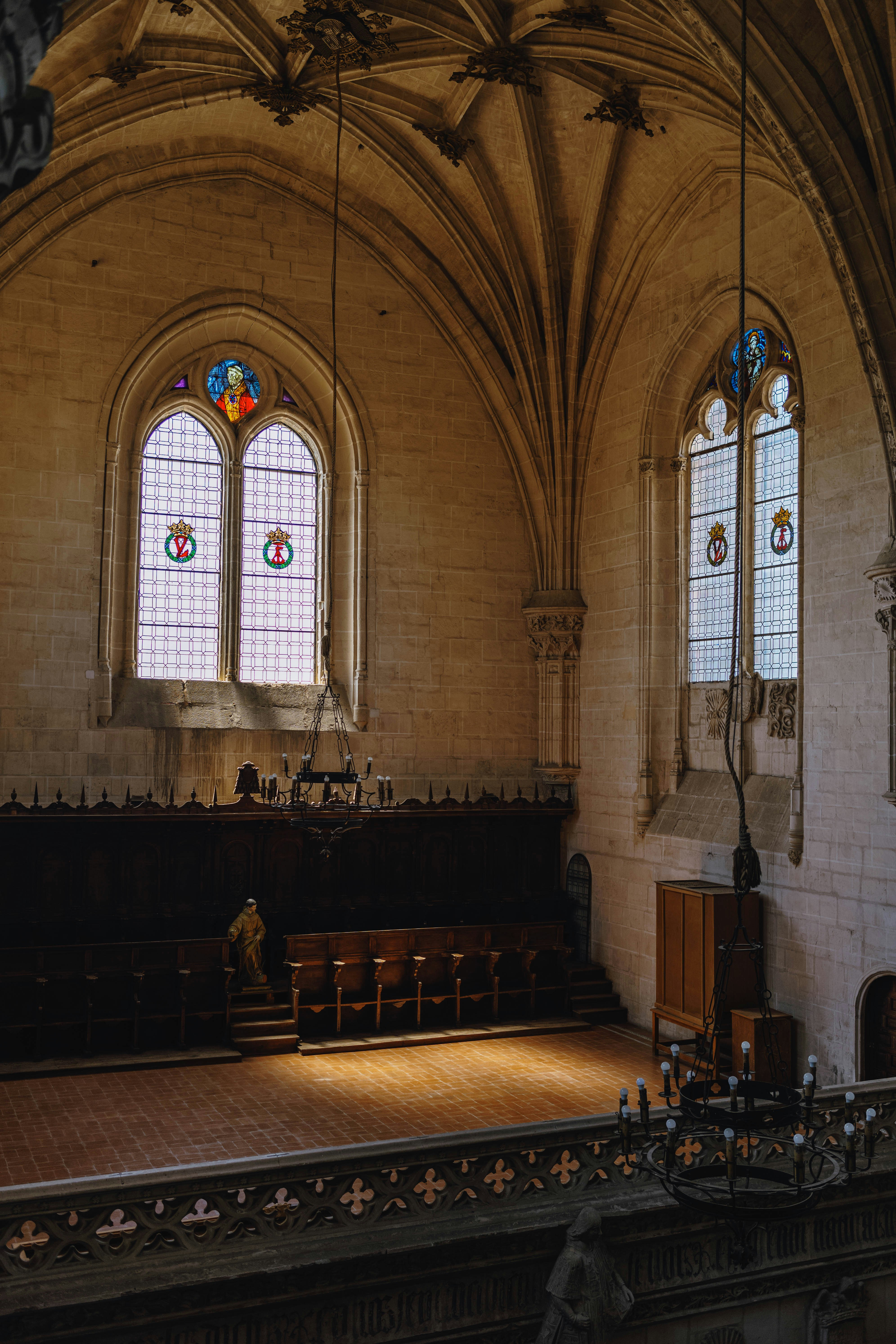 Amber Light in the Gothic Nave