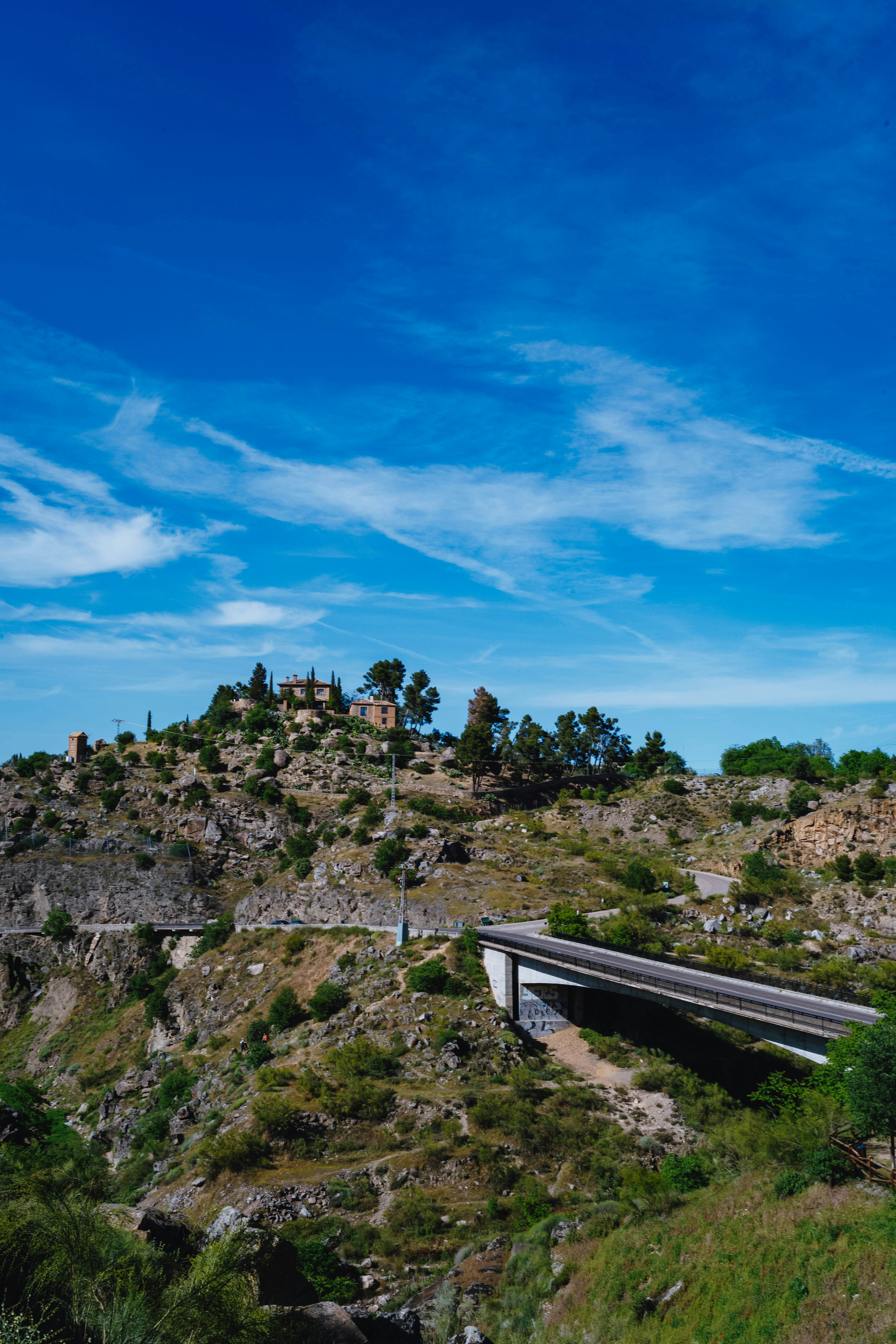 Clifftop Villa Beneath a Cerulean Sky