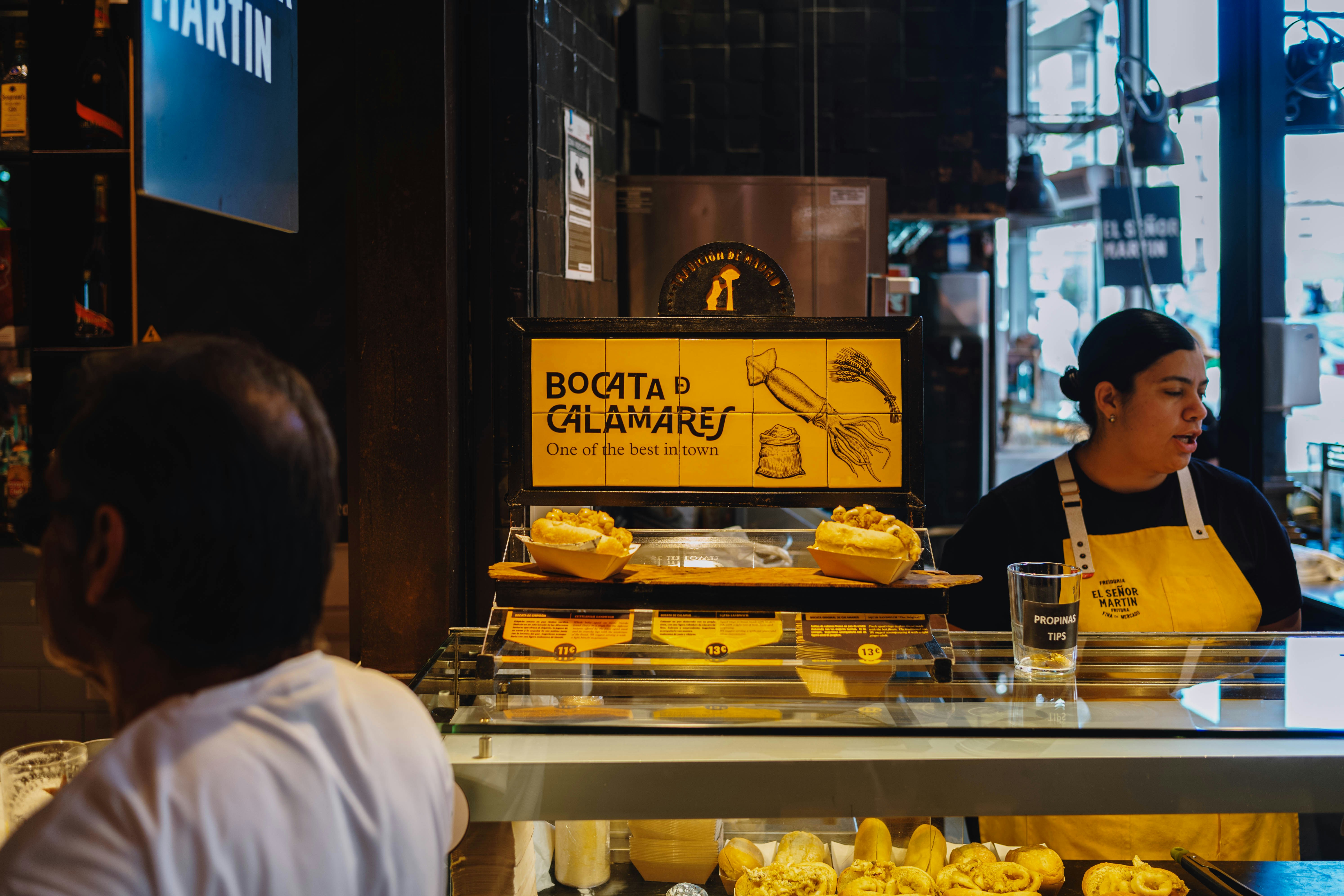 Café Counter Dawn: Yellow Apron and Passable Pastries