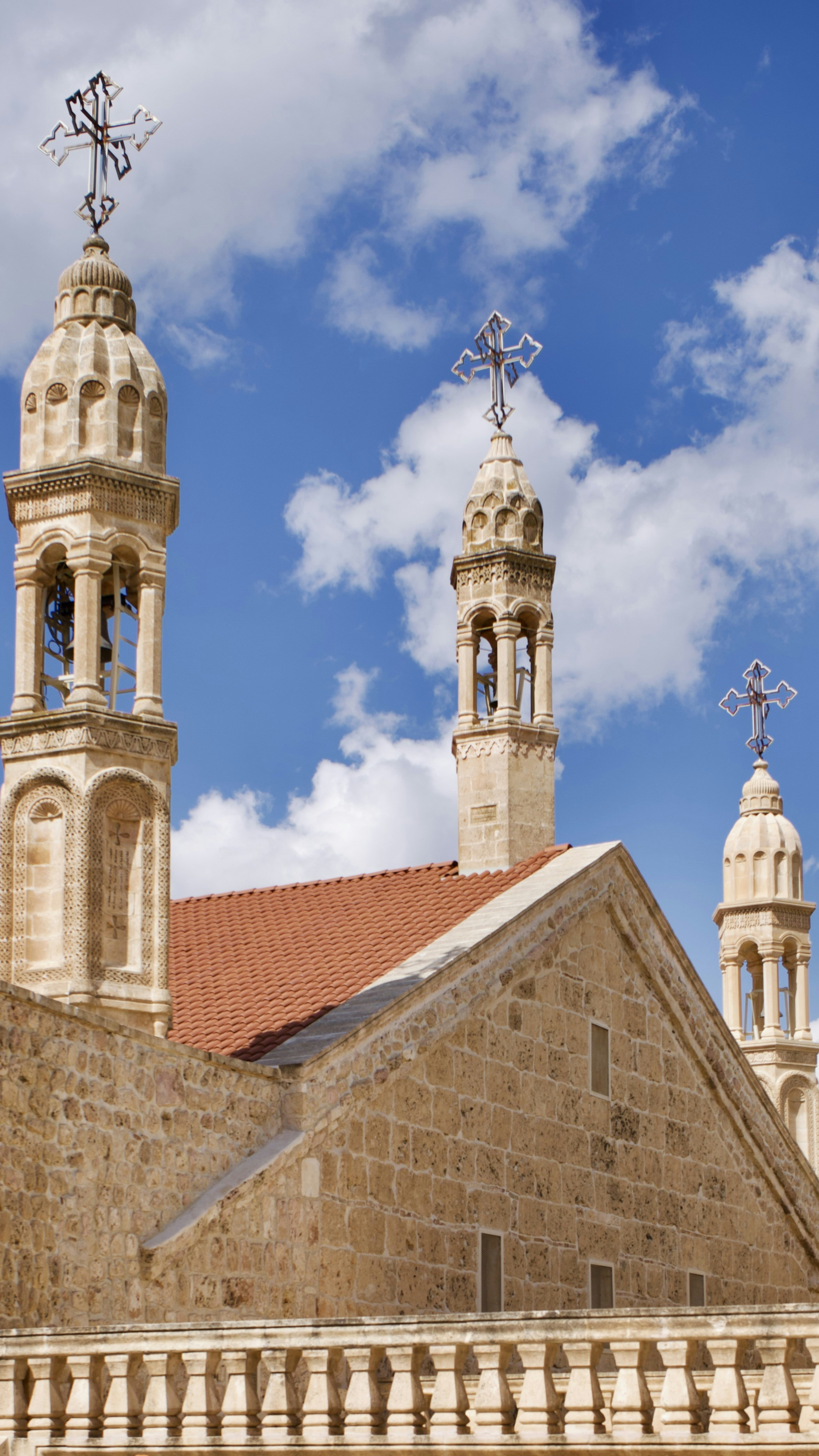 Stone Choir: Cathedral Towers Against a Summer Sky