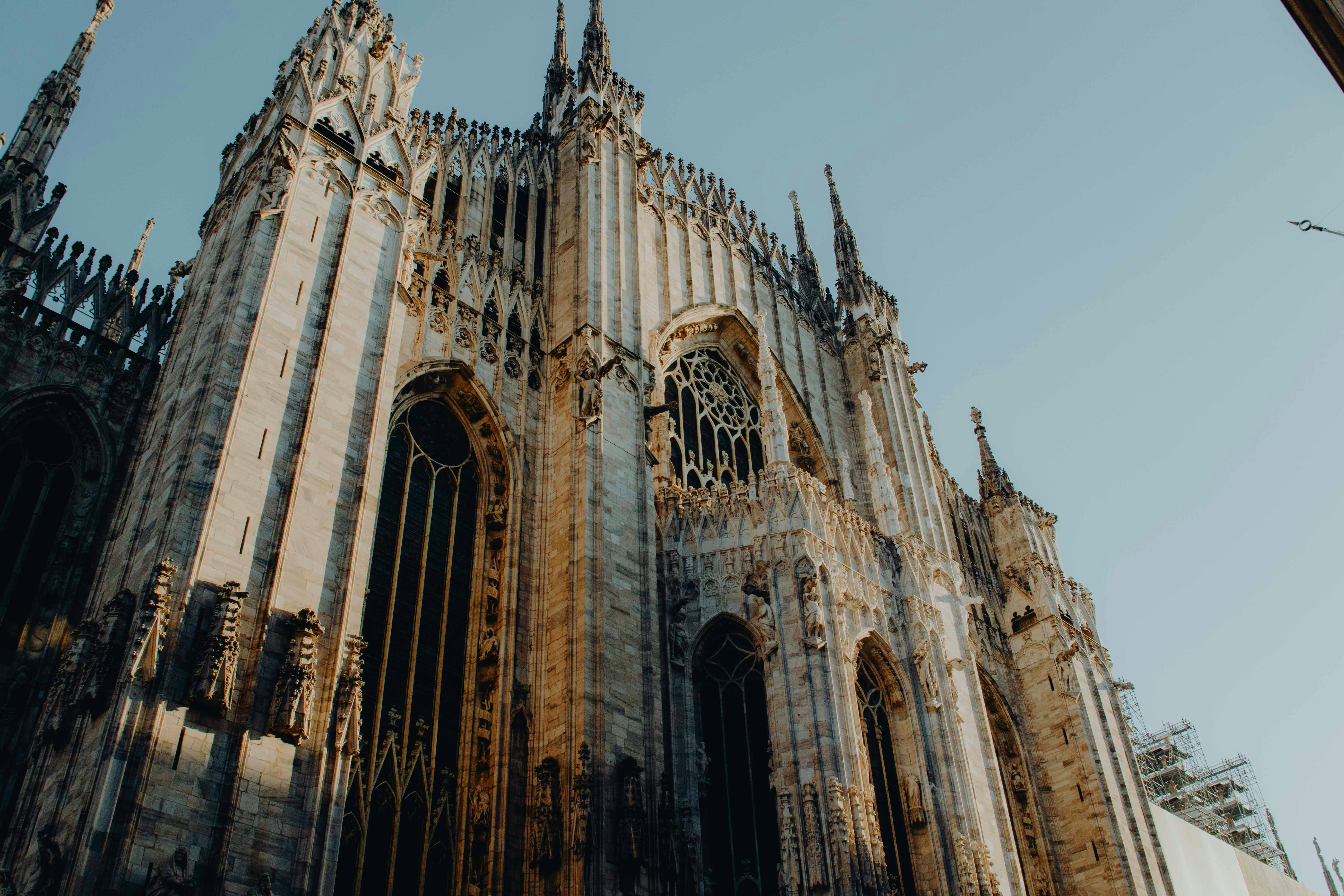 Gothic Facade Reaching Toward the Sky