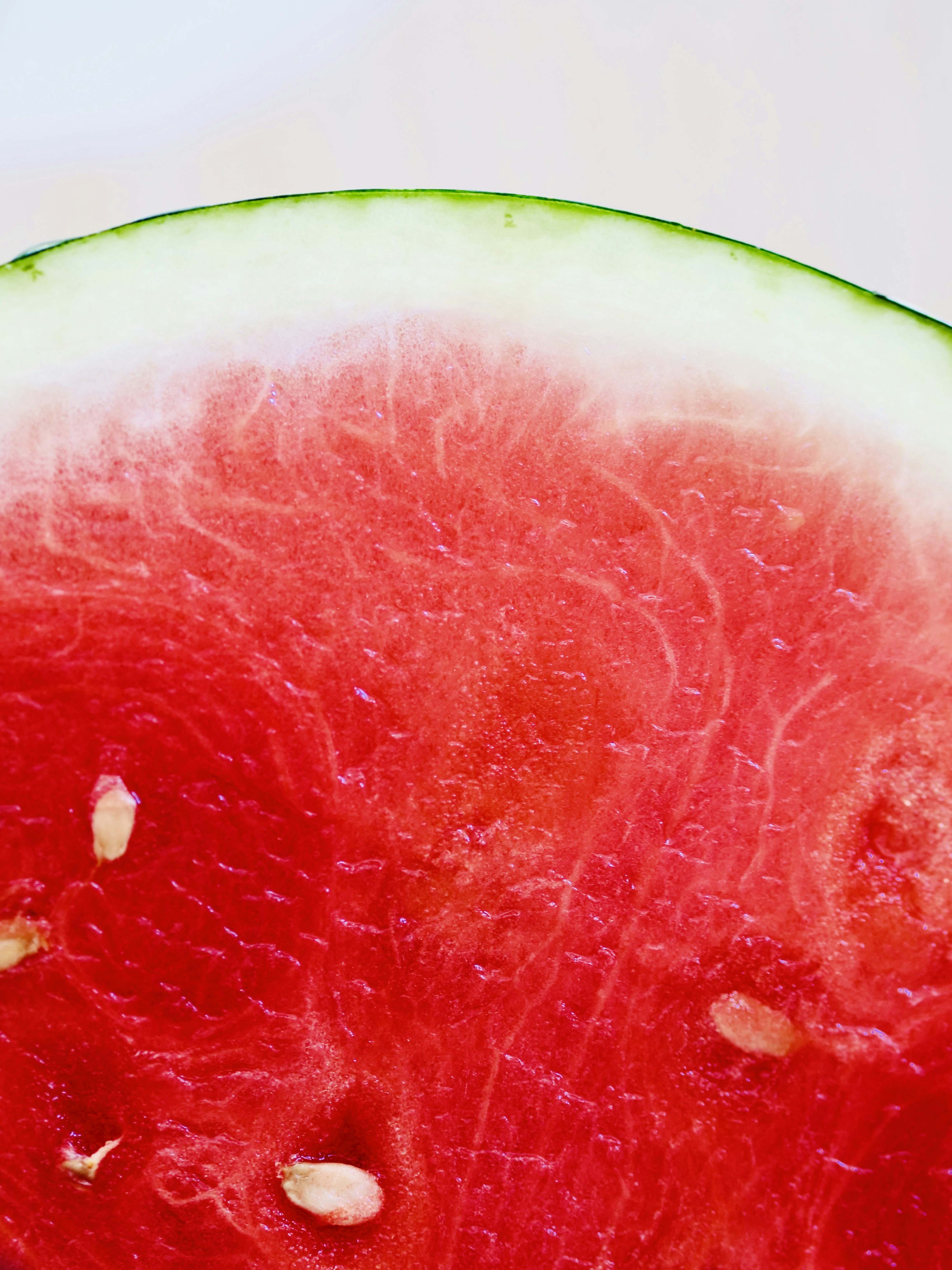 The inside of a watermelon