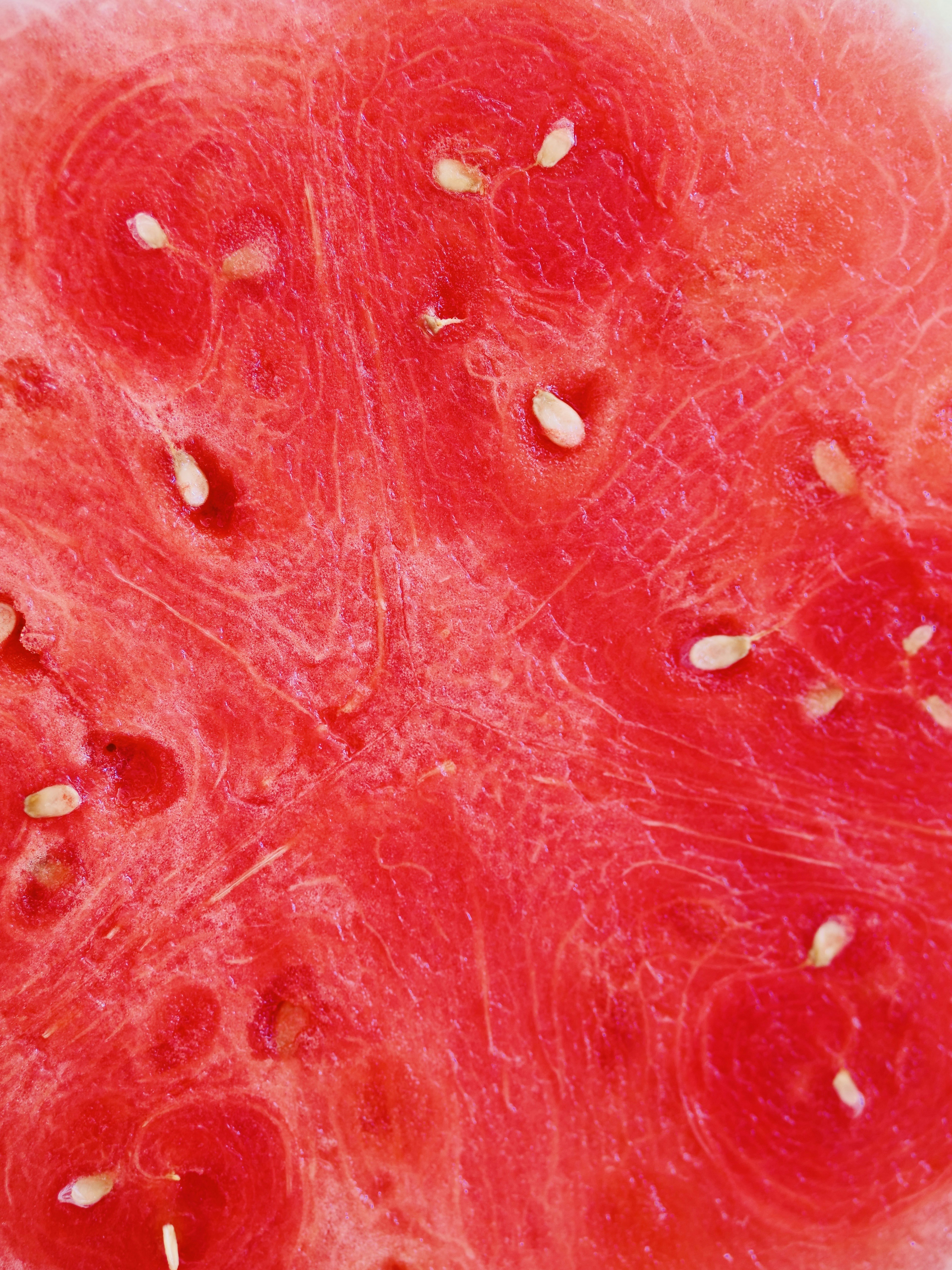 The inside of a watermelon