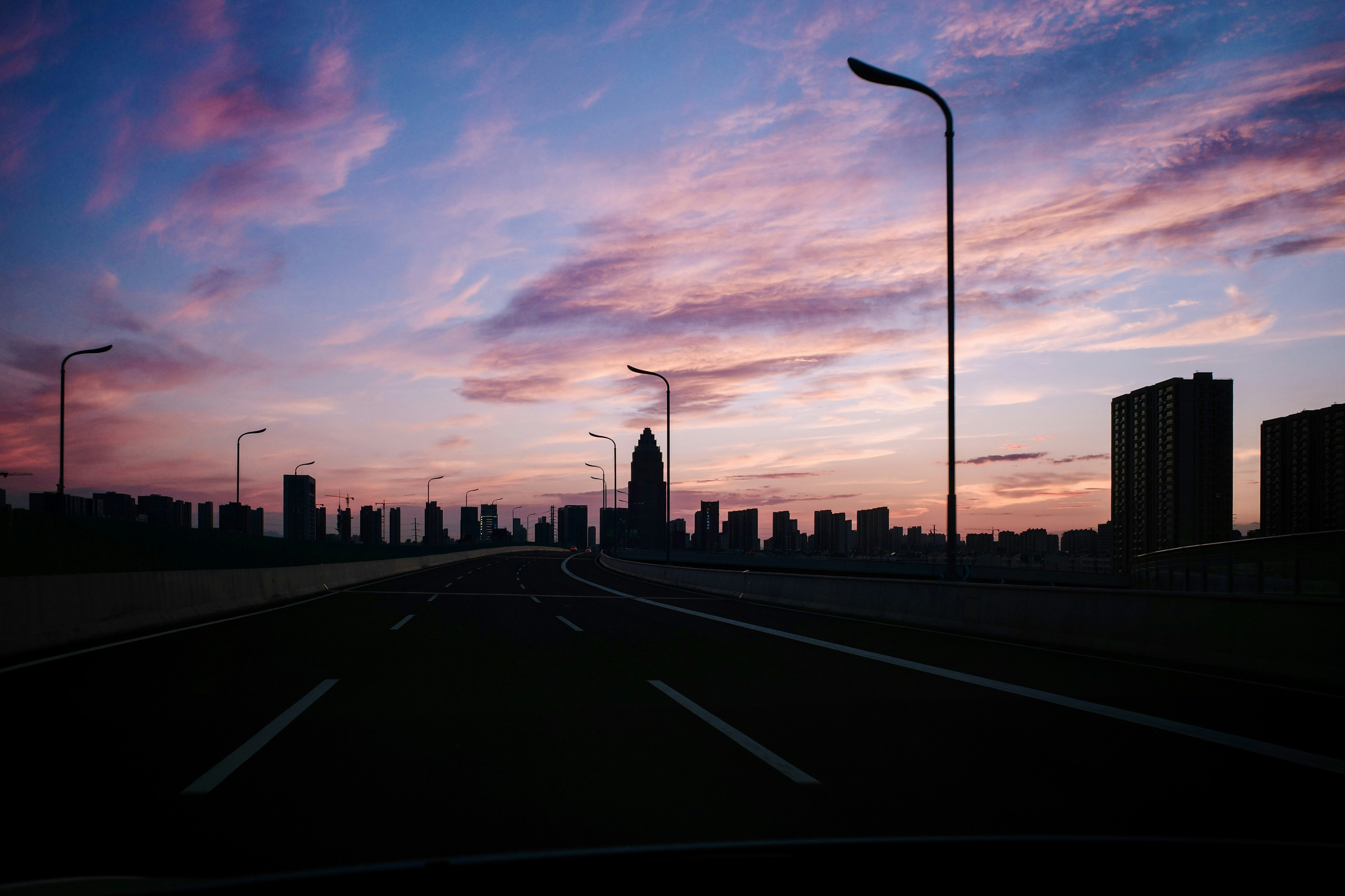 Afterglow Over the Silent City