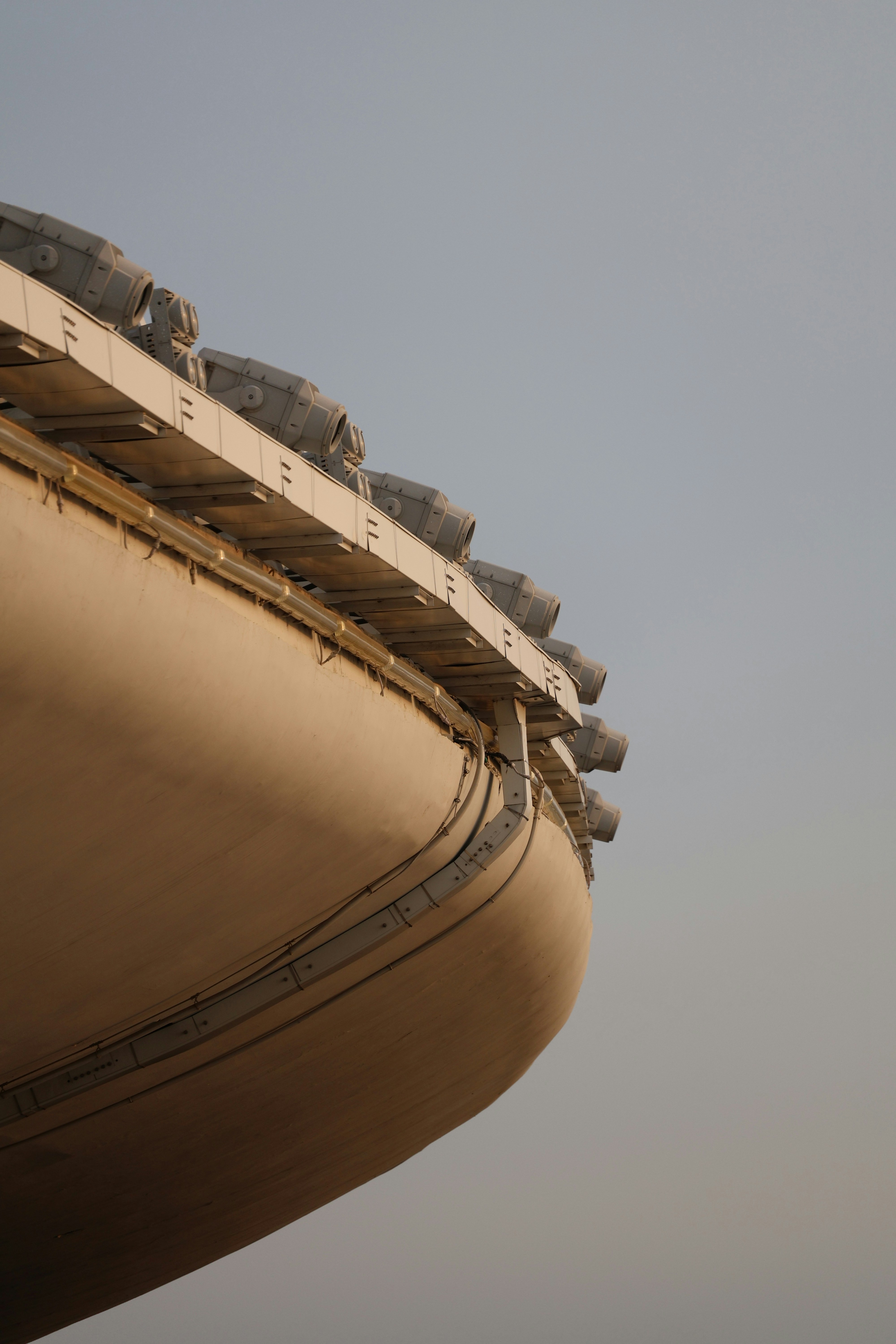 Hull Edge in Soft Light: A Close Crop of an Industrial Vessel