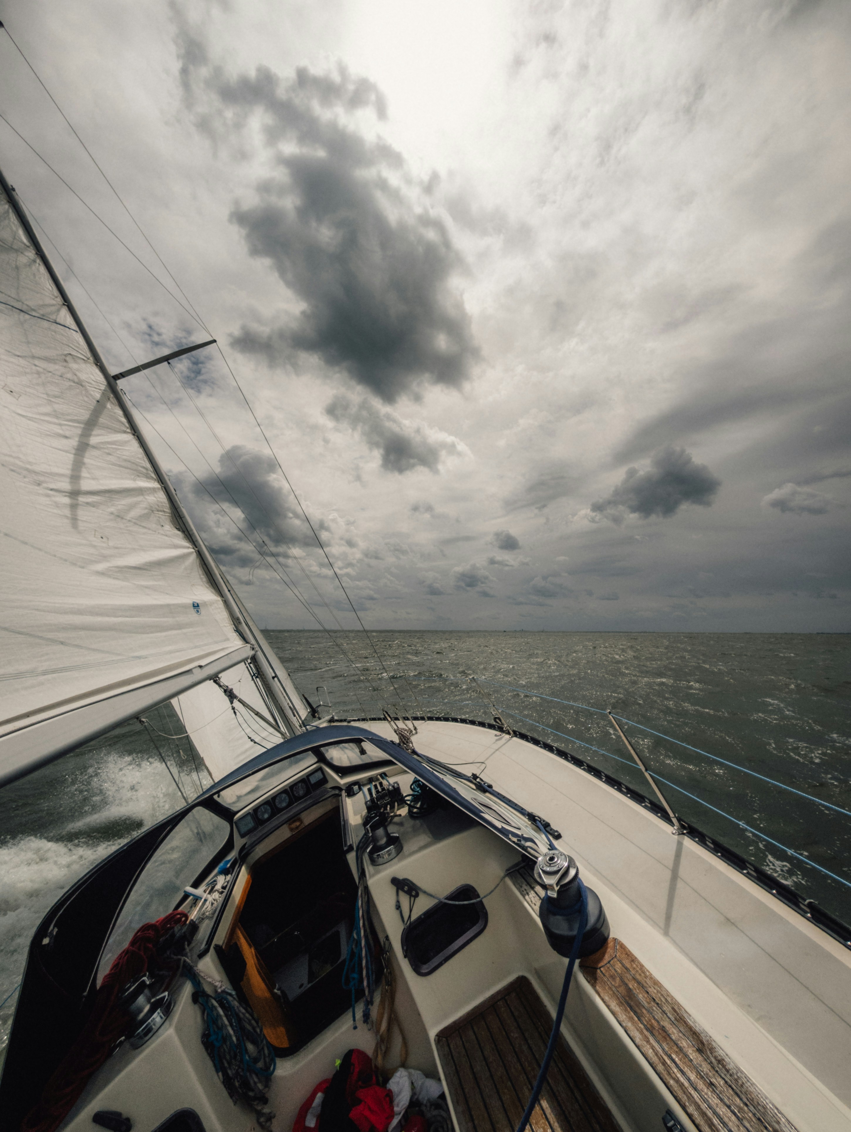 Sailing Through a Vented Sky: Wind and Waves from the Helm