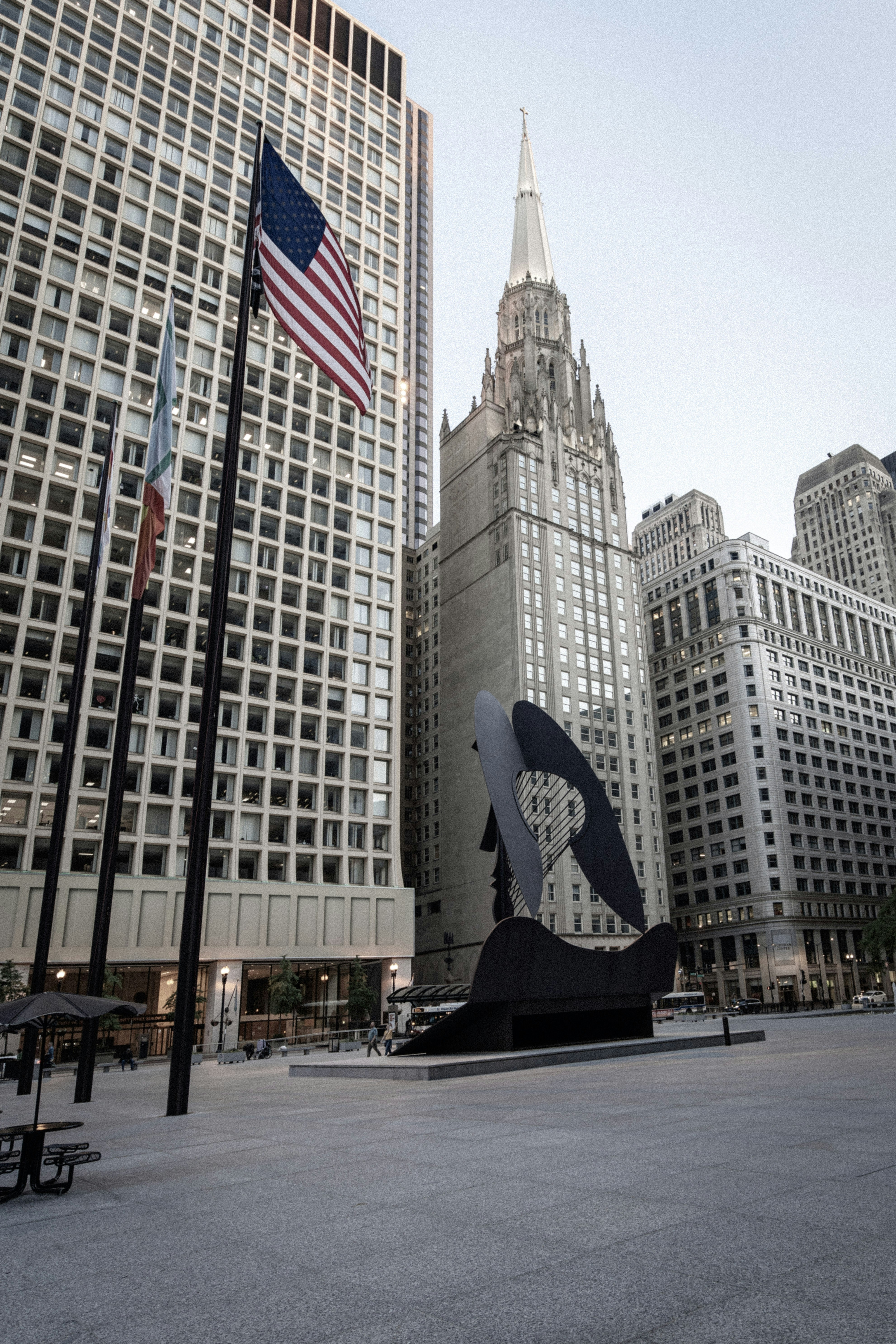 Urban Geometry: Flags, Frieze, and the Silent Monument