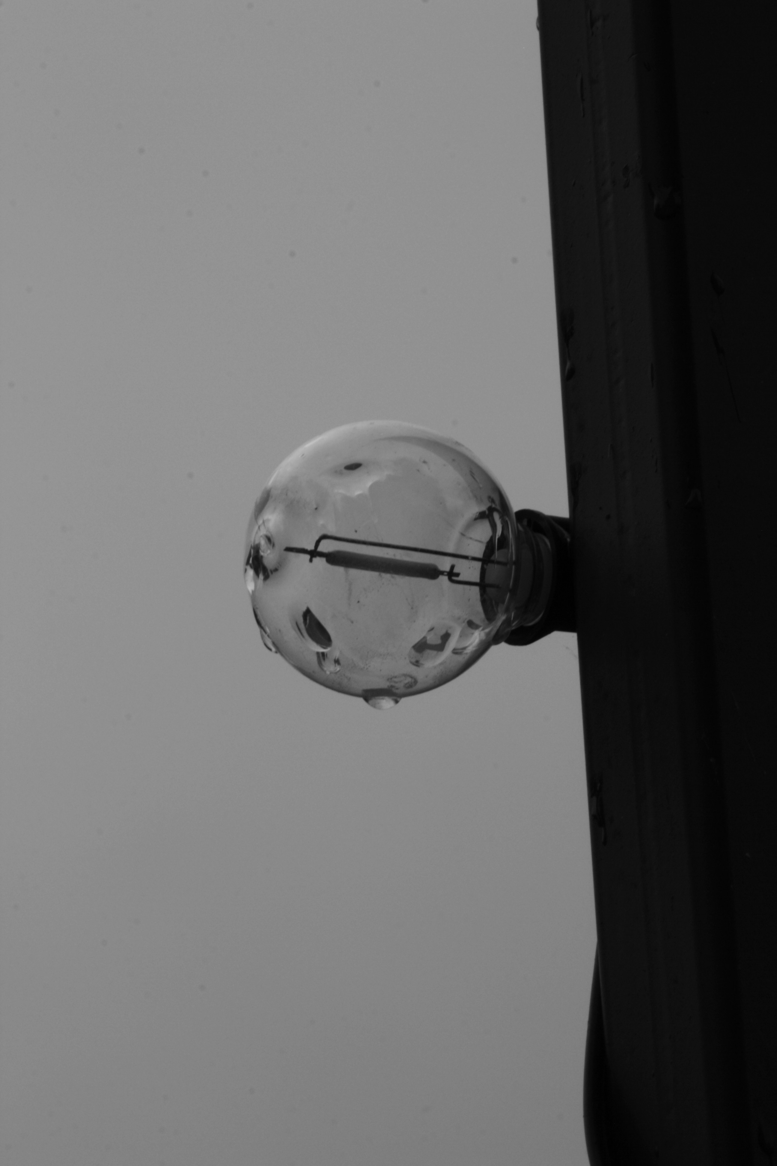 Glass Globe on a Silent Structural Edge