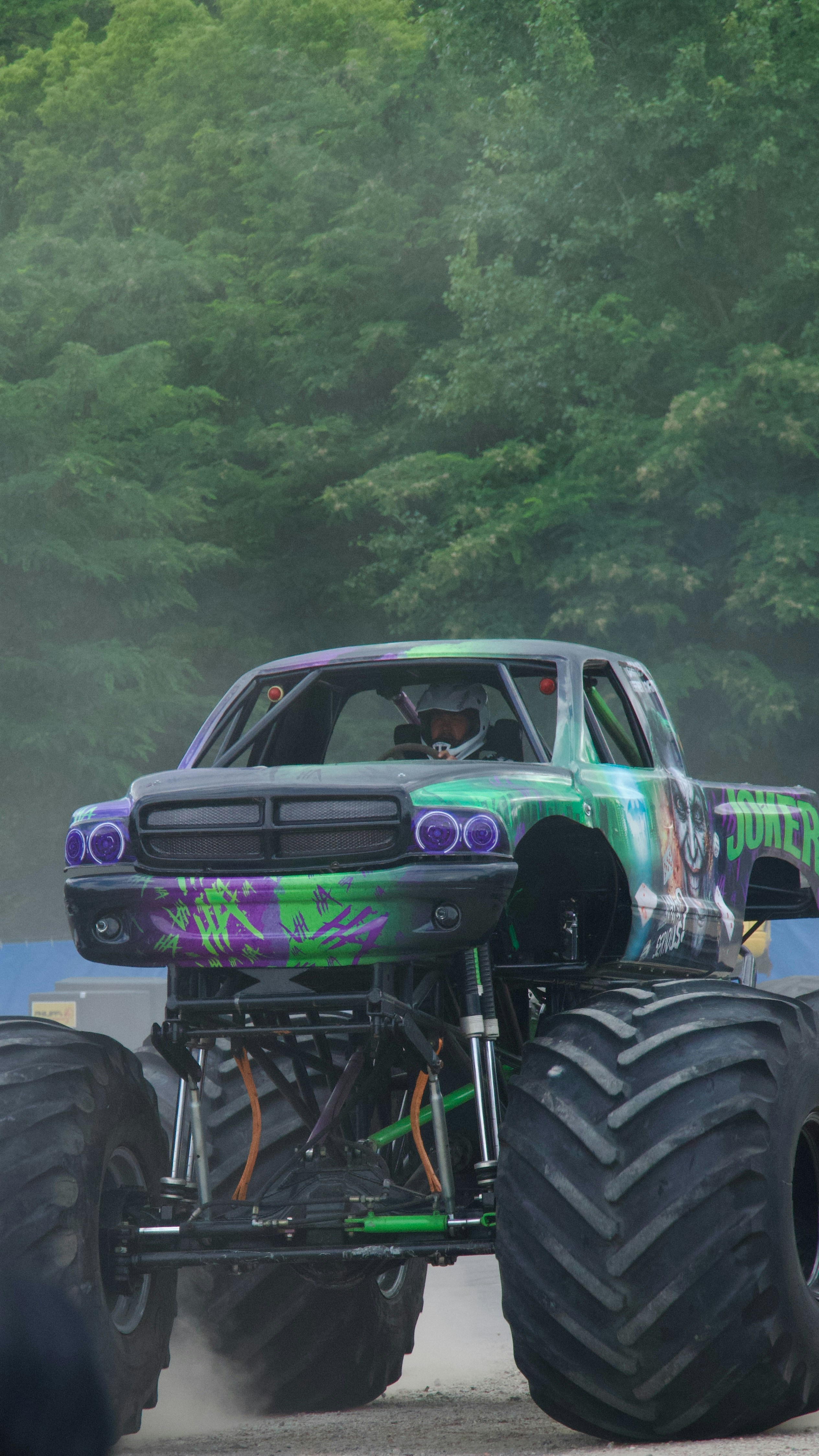 Greased Goliath: Monster Truck Takes Center Stage