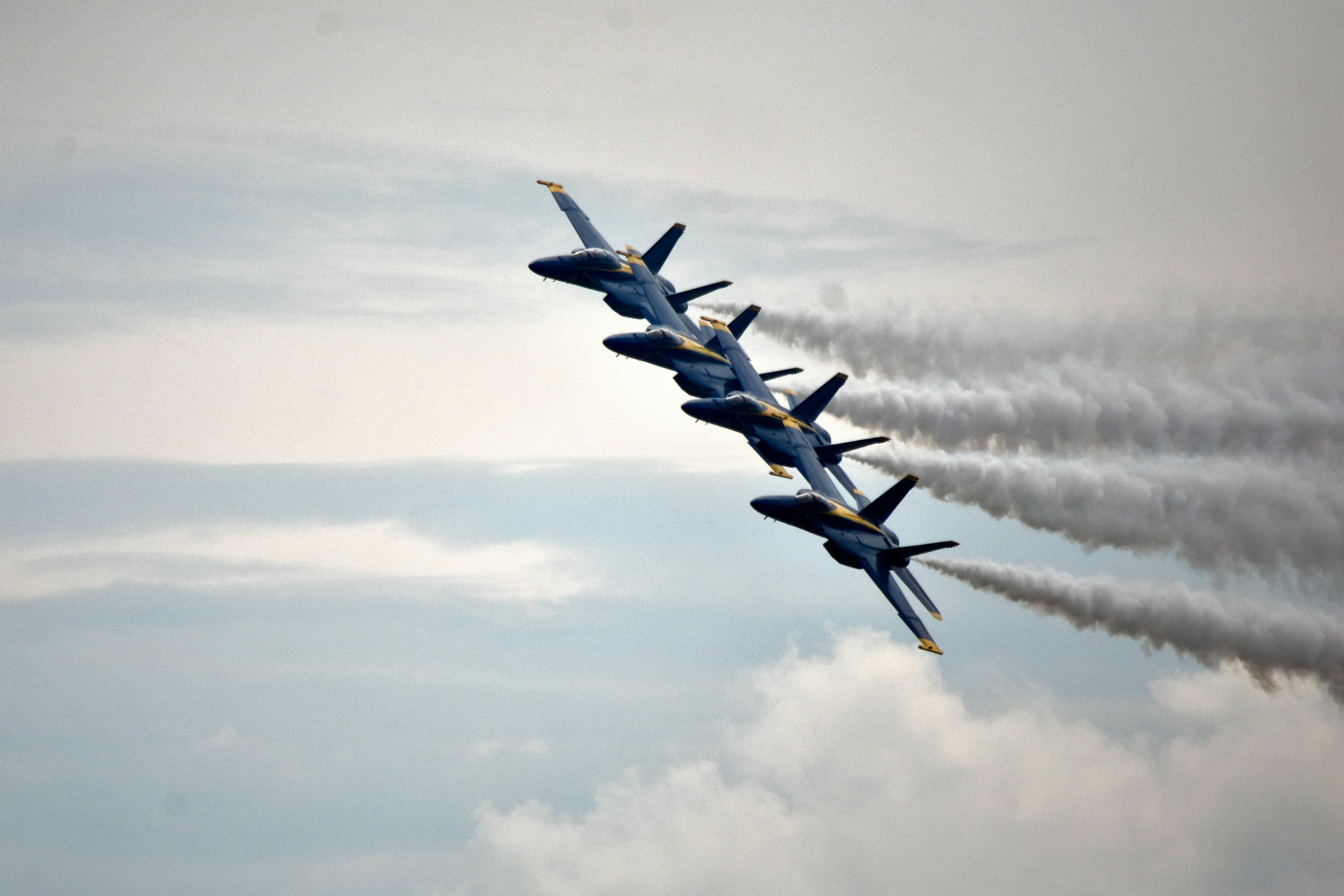 Six-jet Diamond: Precision in a Skyward V Formation